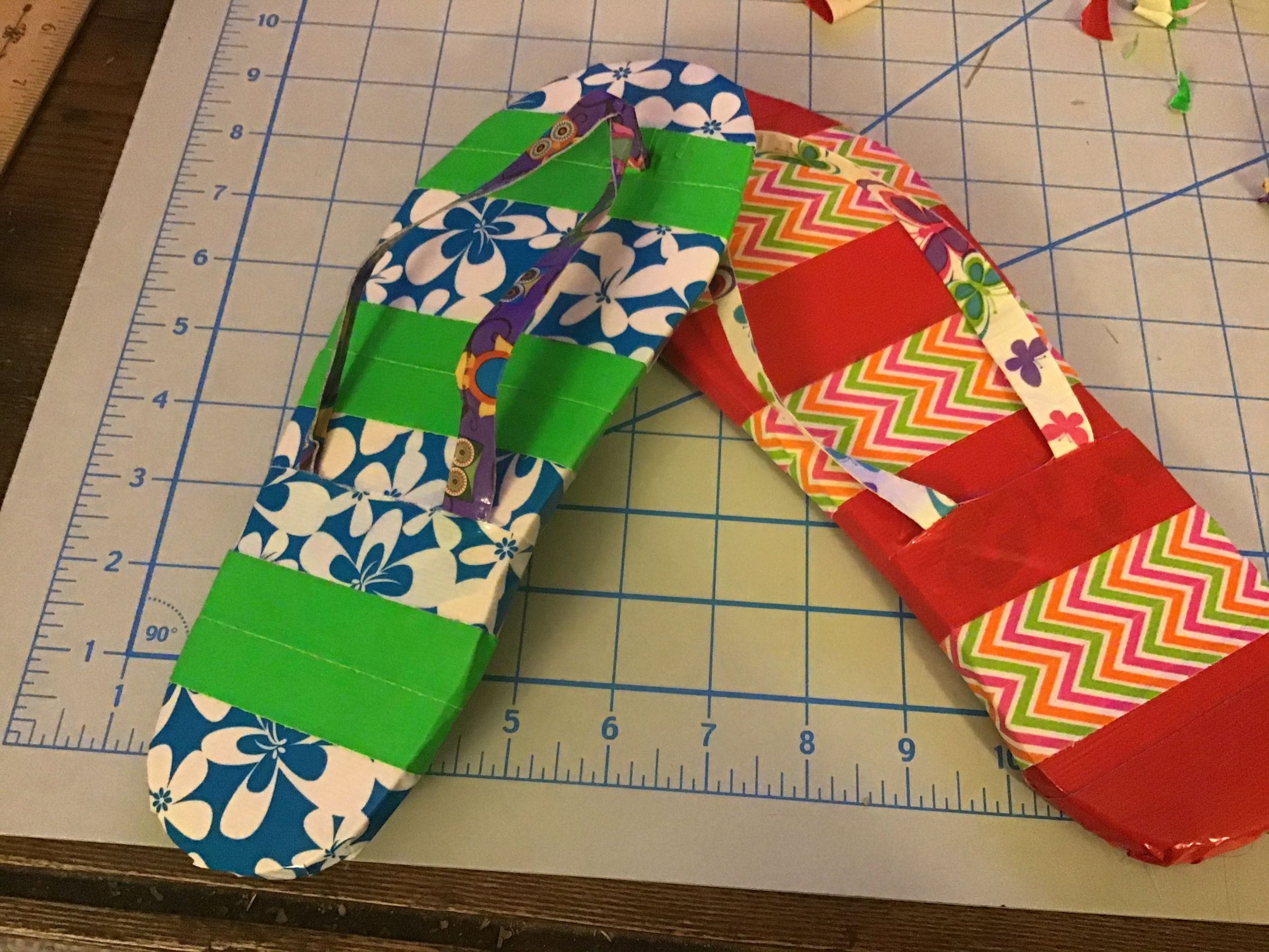 DIY Duct Tape Flip Flops : 12 Steps (with Pictures) - Instructables