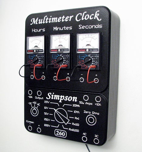 Multimeter Clock : 5 Steps (with Pictures) - Instructables