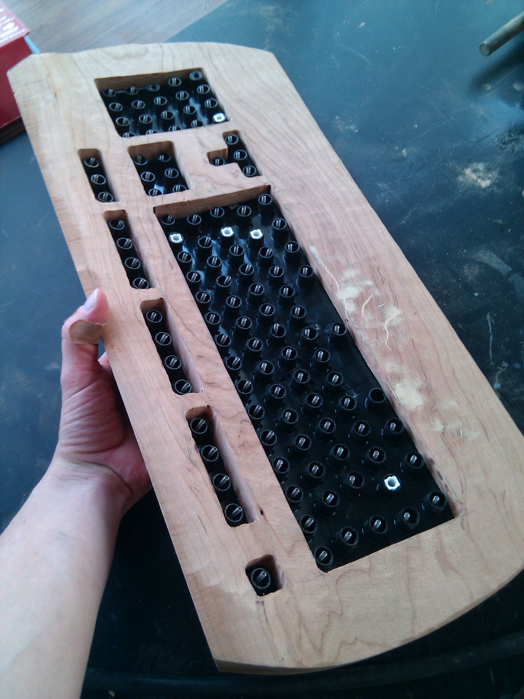 Wooden Computer Keyboard by Steve M. Potter : 24 Steps (with Pictures ...