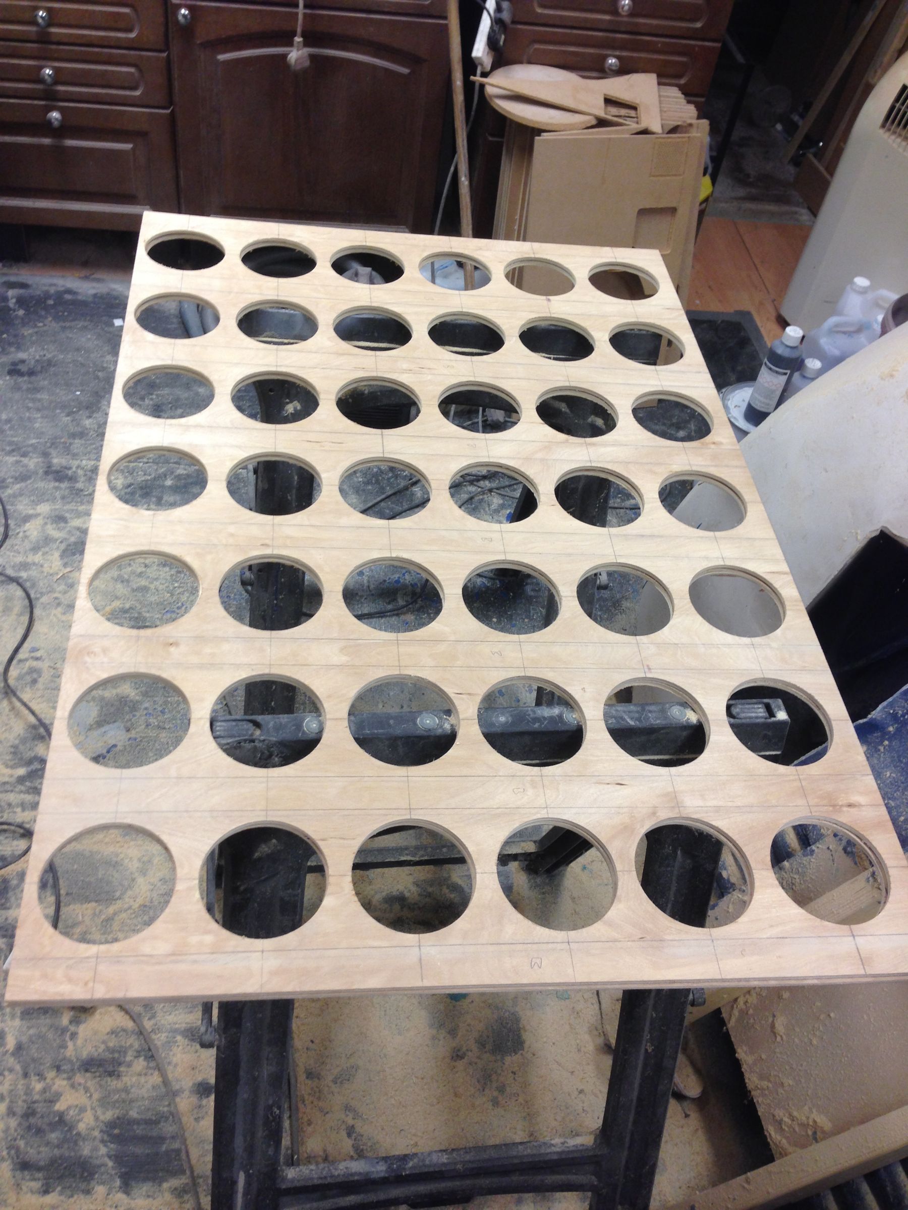 Giant Wooden Connect Four : 8 Steps (with Pictures) - Instructables