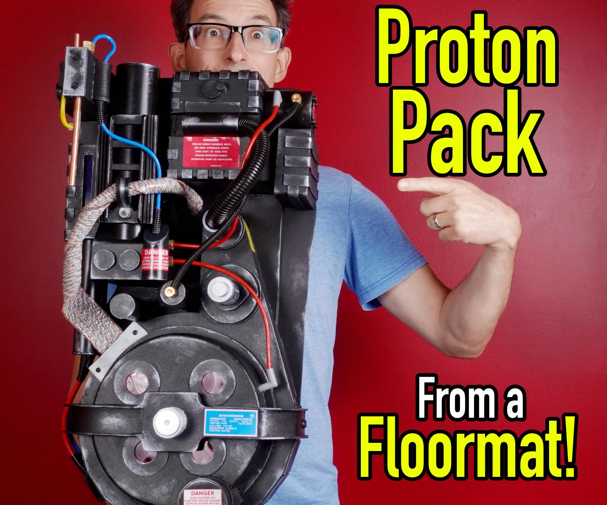 DIY Ghostbusters Proton Pack Costume From a Foam Floormat : 59 Steps ...