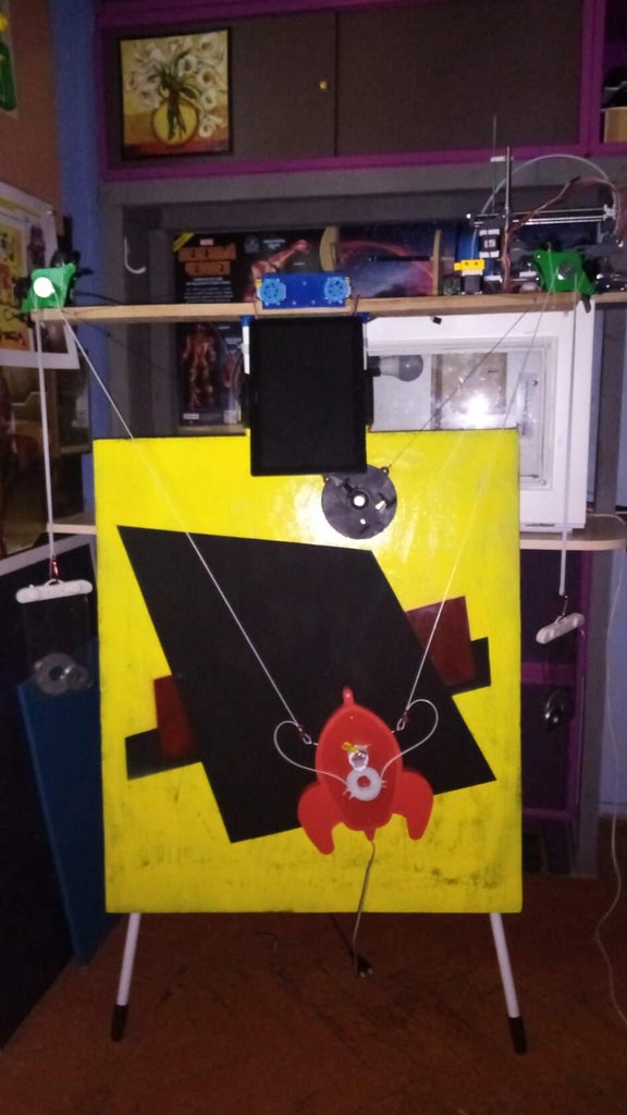 Vertical X Y Plotter Drawing Robot Arduino Plotter 6 Steps