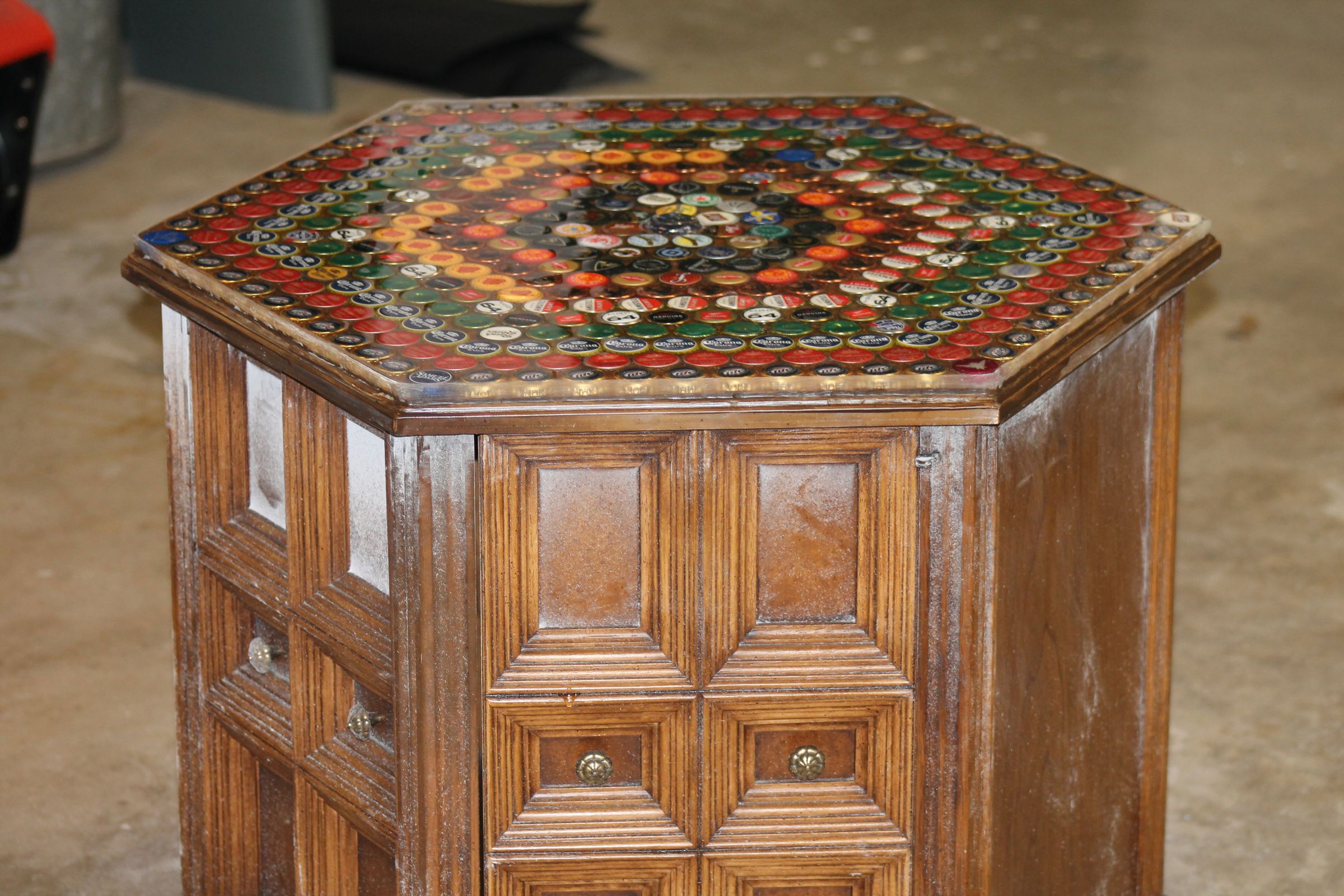 Bottle Cap Cabinet/ High Gloss Finish : 11 Steps - Instructables