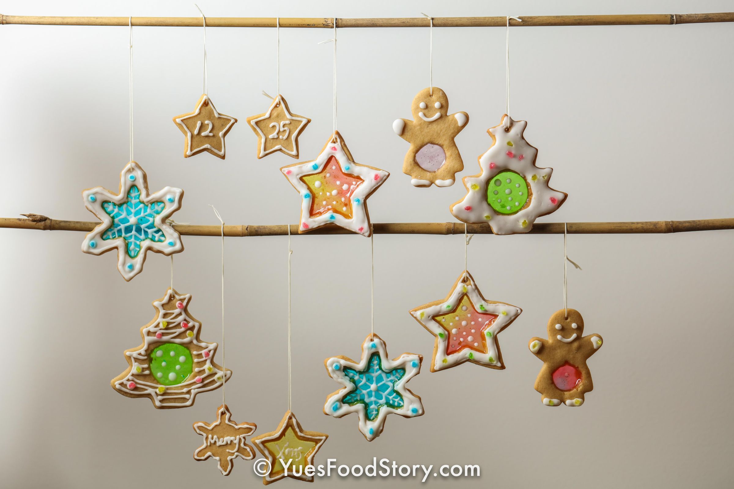 Christmas Gingerbread Stained Glass Cookie : 10 Steps (with Pictures ...