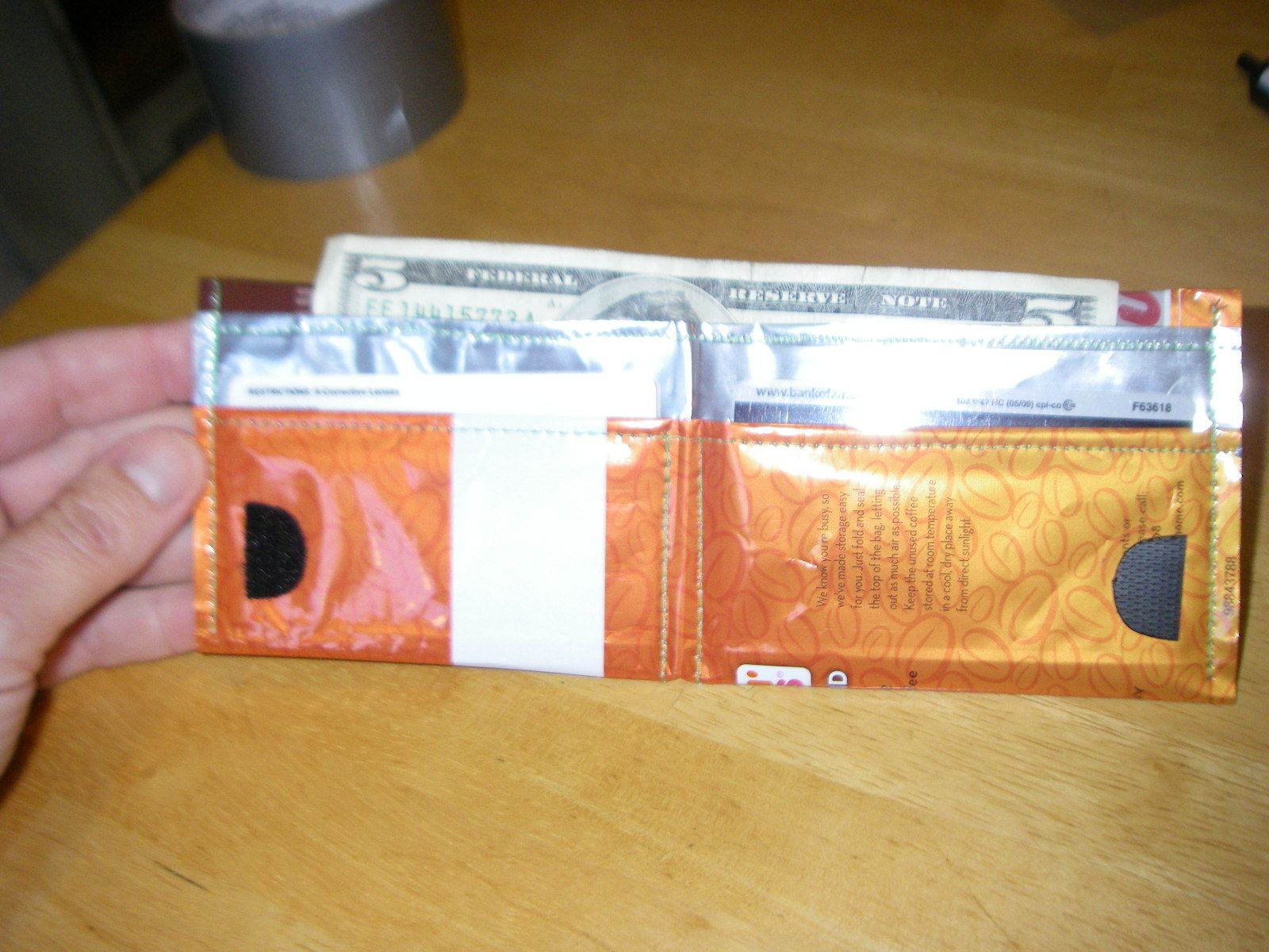 Make a Coffee Bag Wallet & Friends for Free : 10 Steps (with Pictures ...