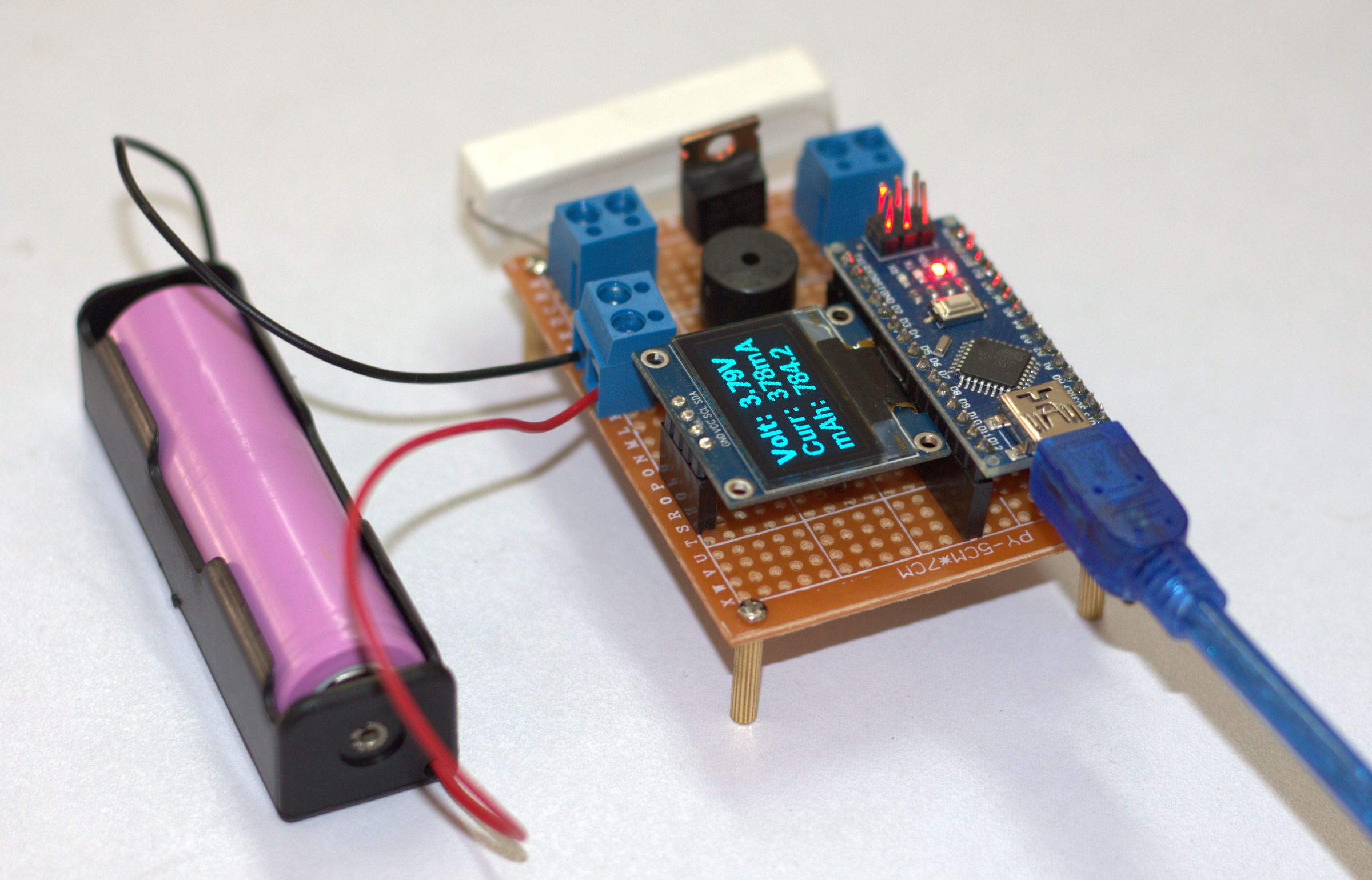 DIY Arduino Battery Capacity Tester - V1.0 : 12 Steps (with Pictures ...
