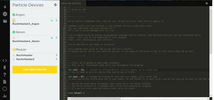 Getting Started With Particle Argon : 3 Steps (with Pictures) - Instructables