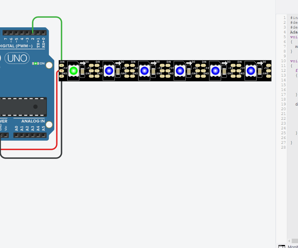 Comment Programmer Un Bandeau Led Led Strip Programmable Via Tinkercad 21 Steps Instructables