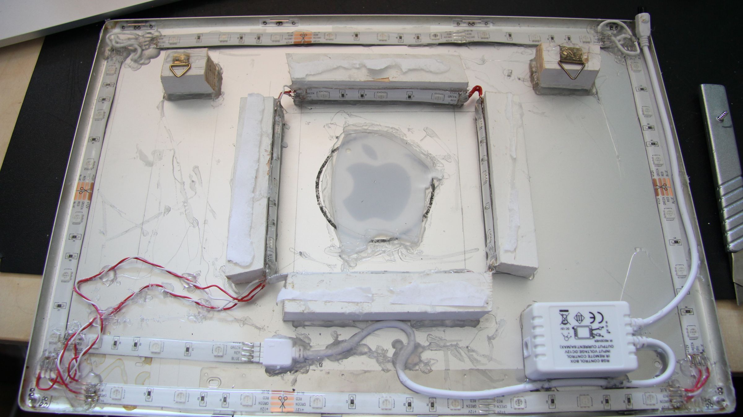 Cool Looking Lamp Made Out of Broken Laptop : 3 Steps - Instructables