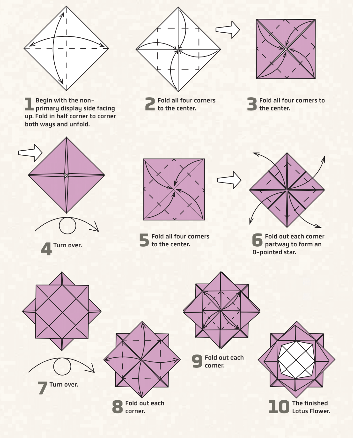 Diy Tutorial Diy Origami Diy Origami Lotus Flower
