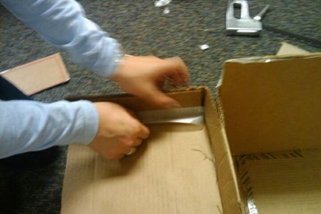 How to Build a Cardboard Ottoman With Storage : 7 Steps (with Pictures ...