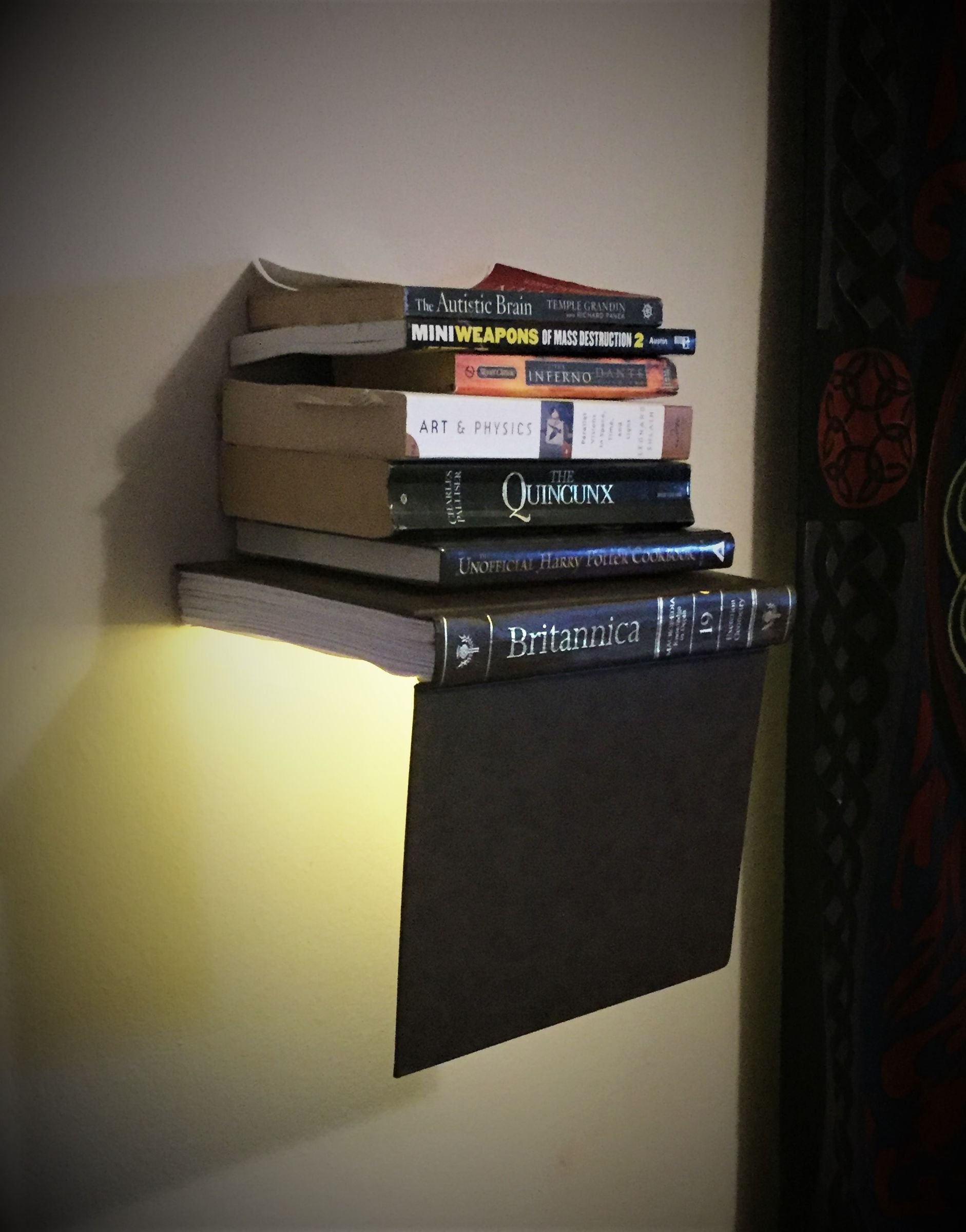 Levitating Bookshelf With Light (Magic Bookshelf) : 10 Steps (with ...