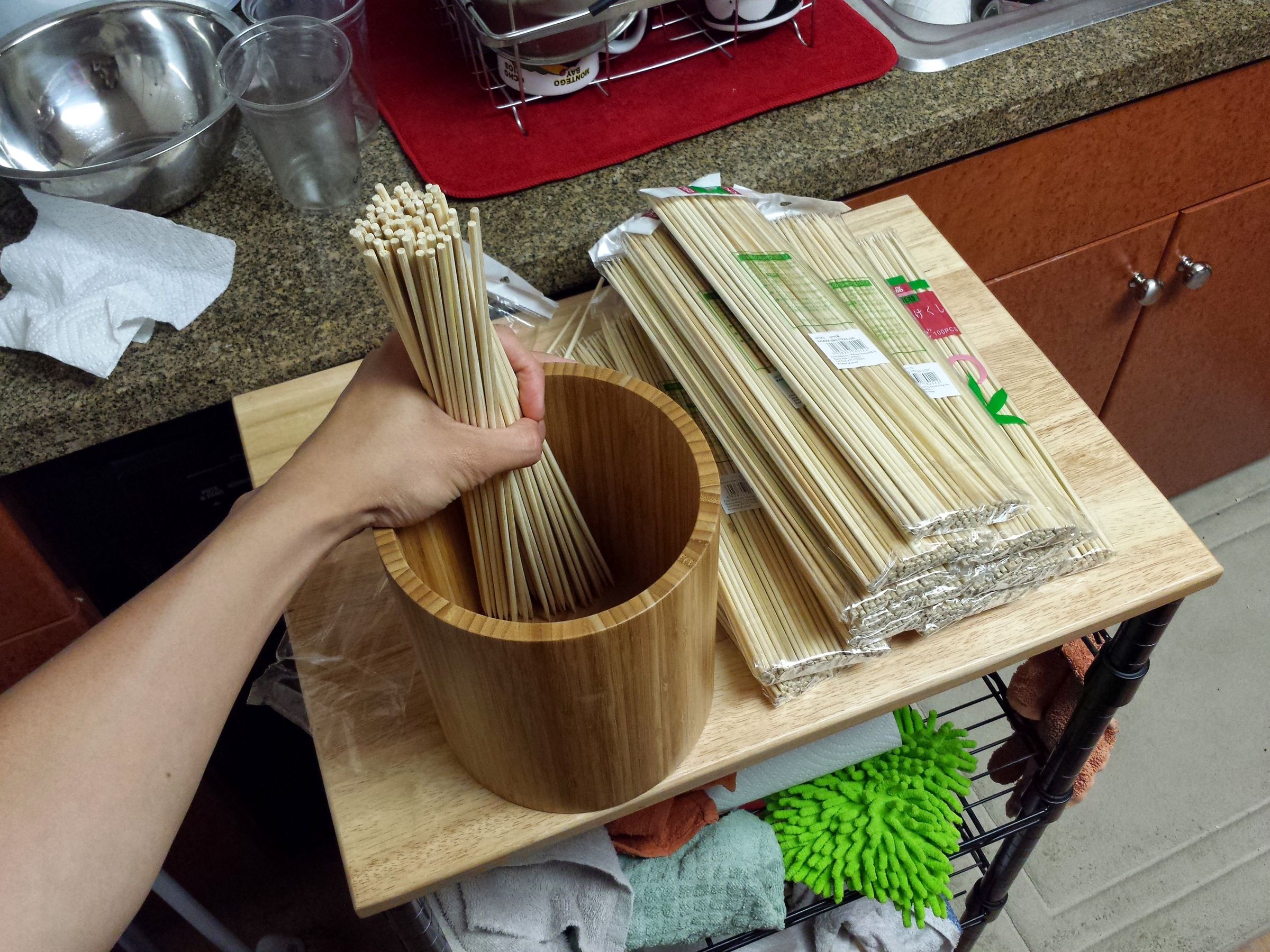 Knife Block Made of Skewers : 3 Steps (with Pictures) - Instructables