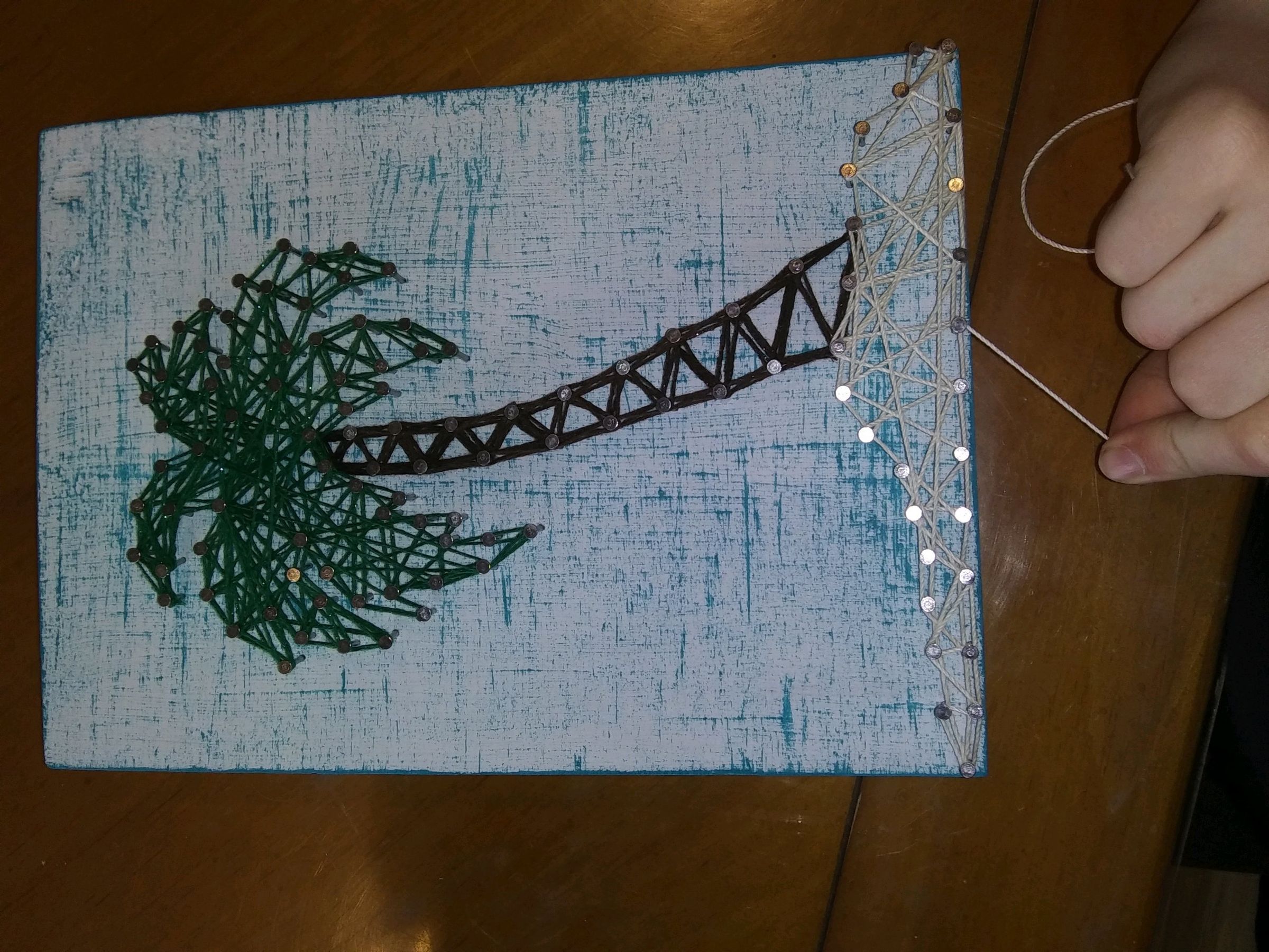 Wood and Nail String Project : 6 Steps - Instructables