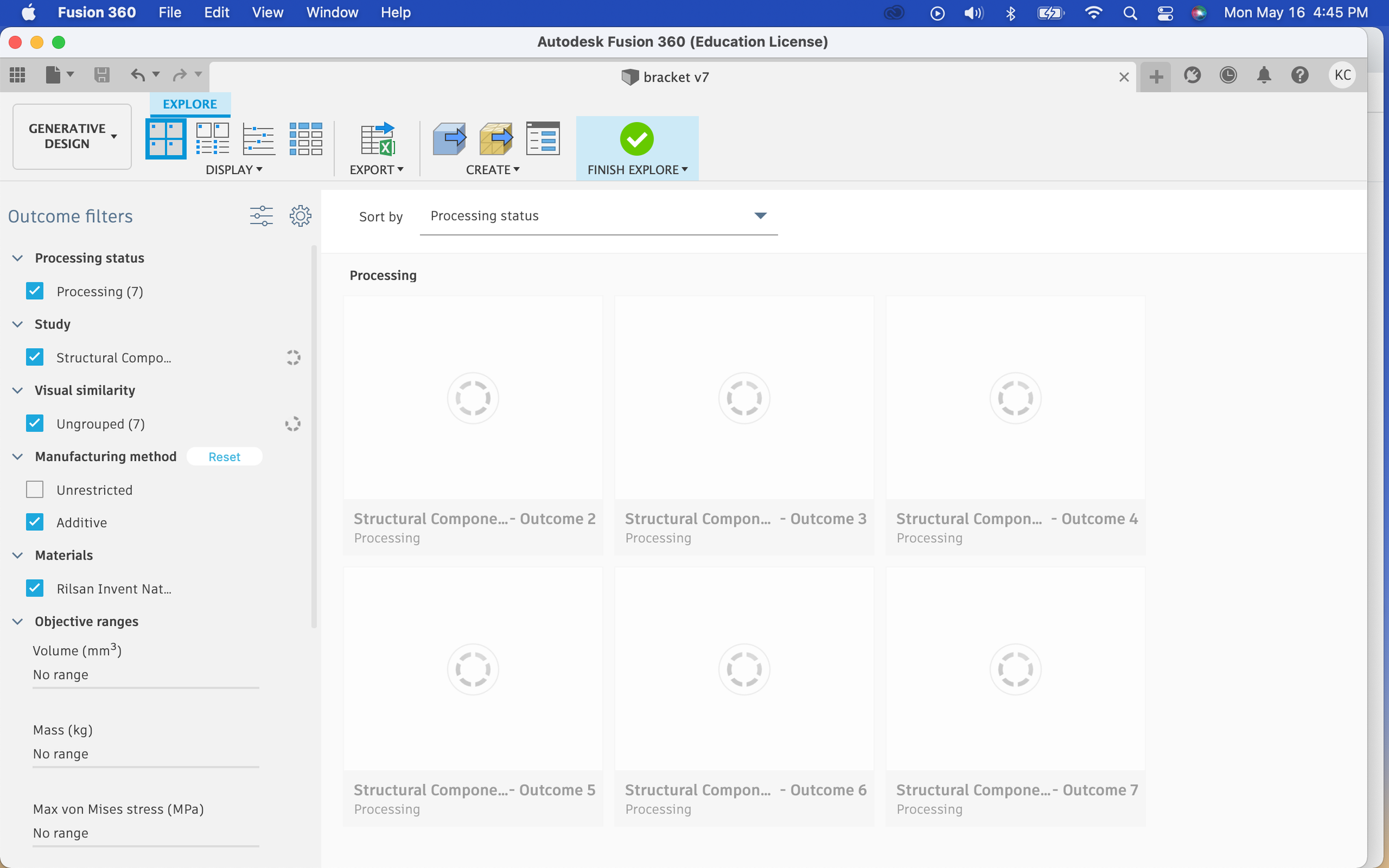 Week 7: Fusion 360 Shape Optimization + Generative Design : 3 Steps - Instructables