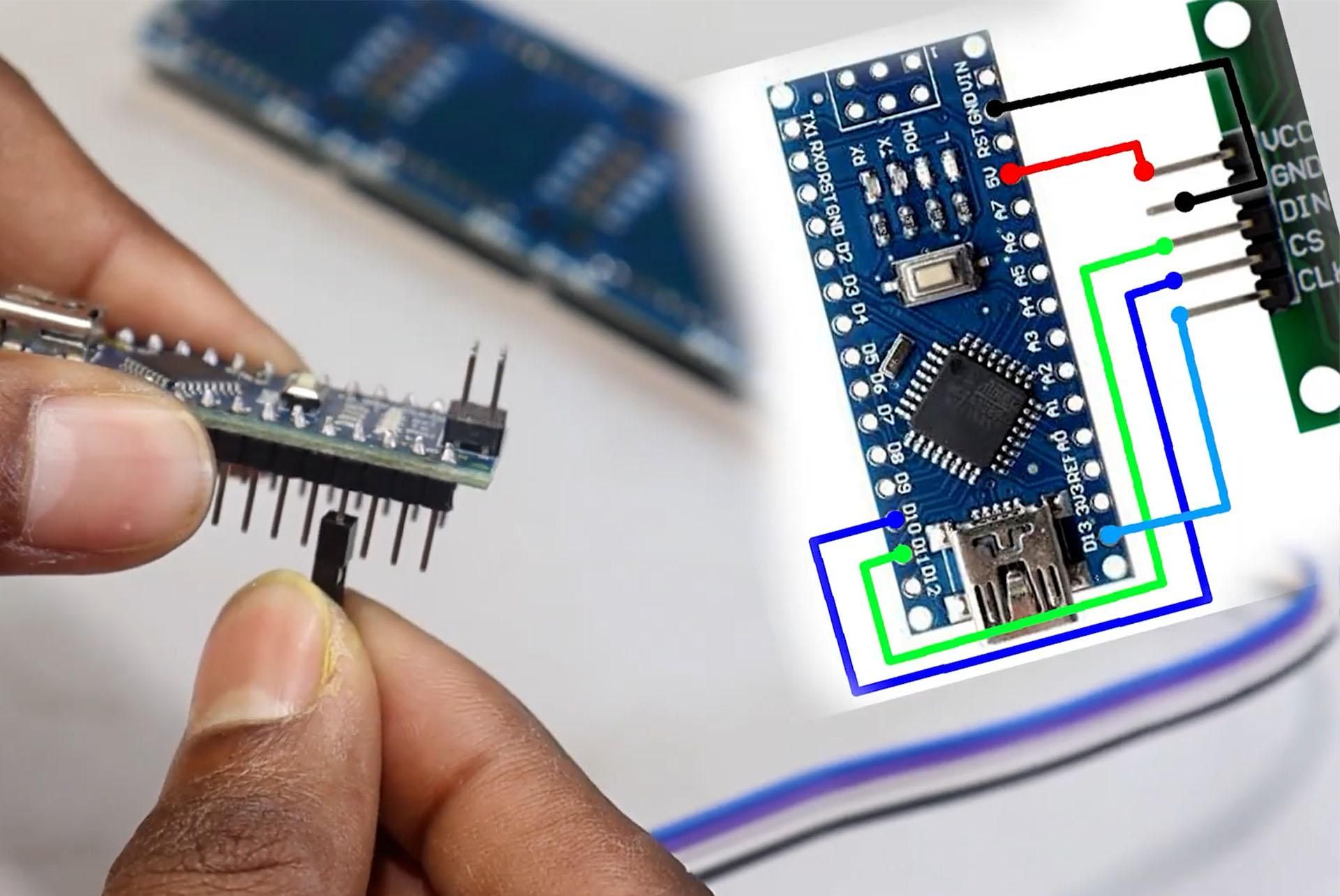 How to Make 8x32 Scrolling LED Display Using MAX7219 Display and ...