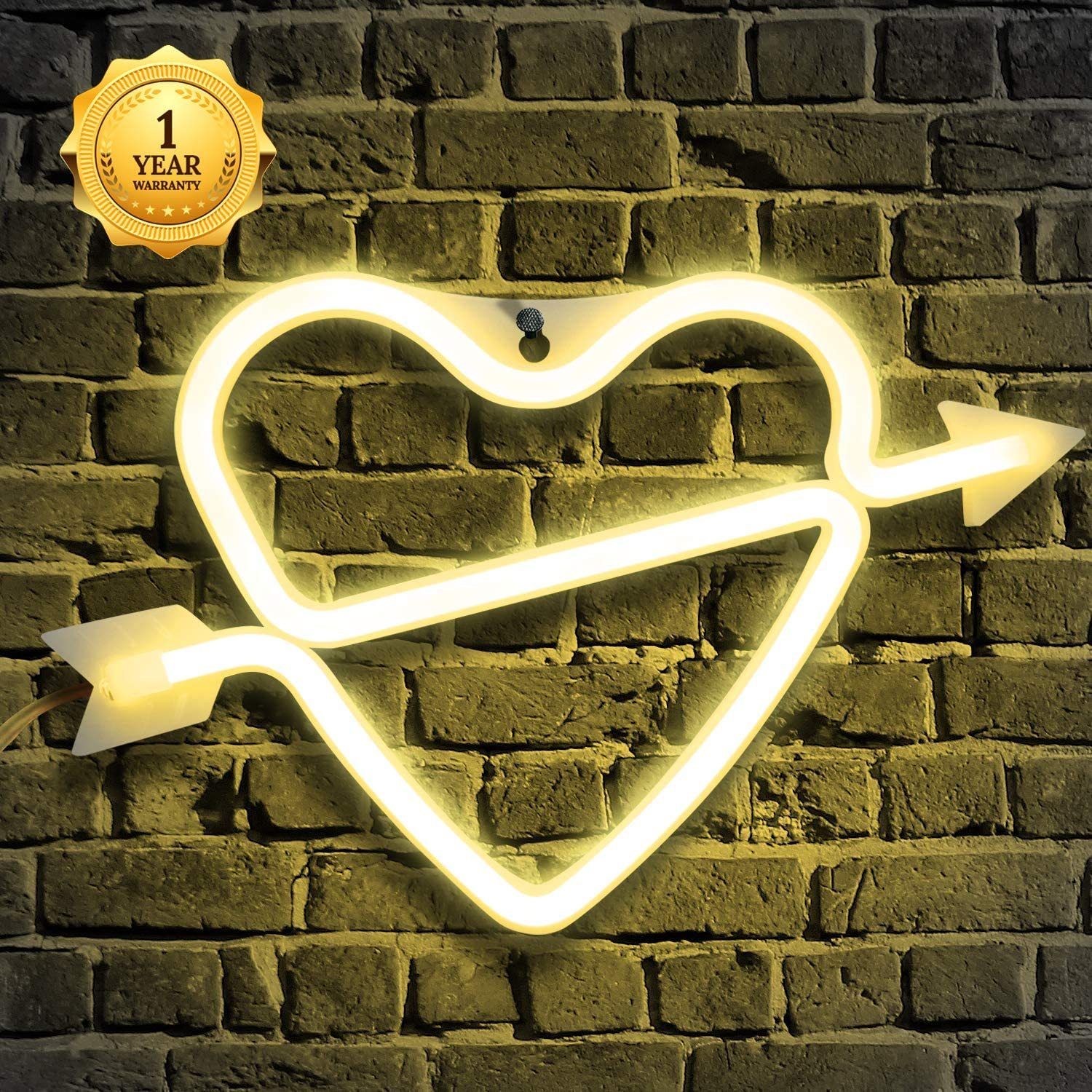 Internet Neon LED Heart Light : 6 Steps (with Pictures) - Instructables