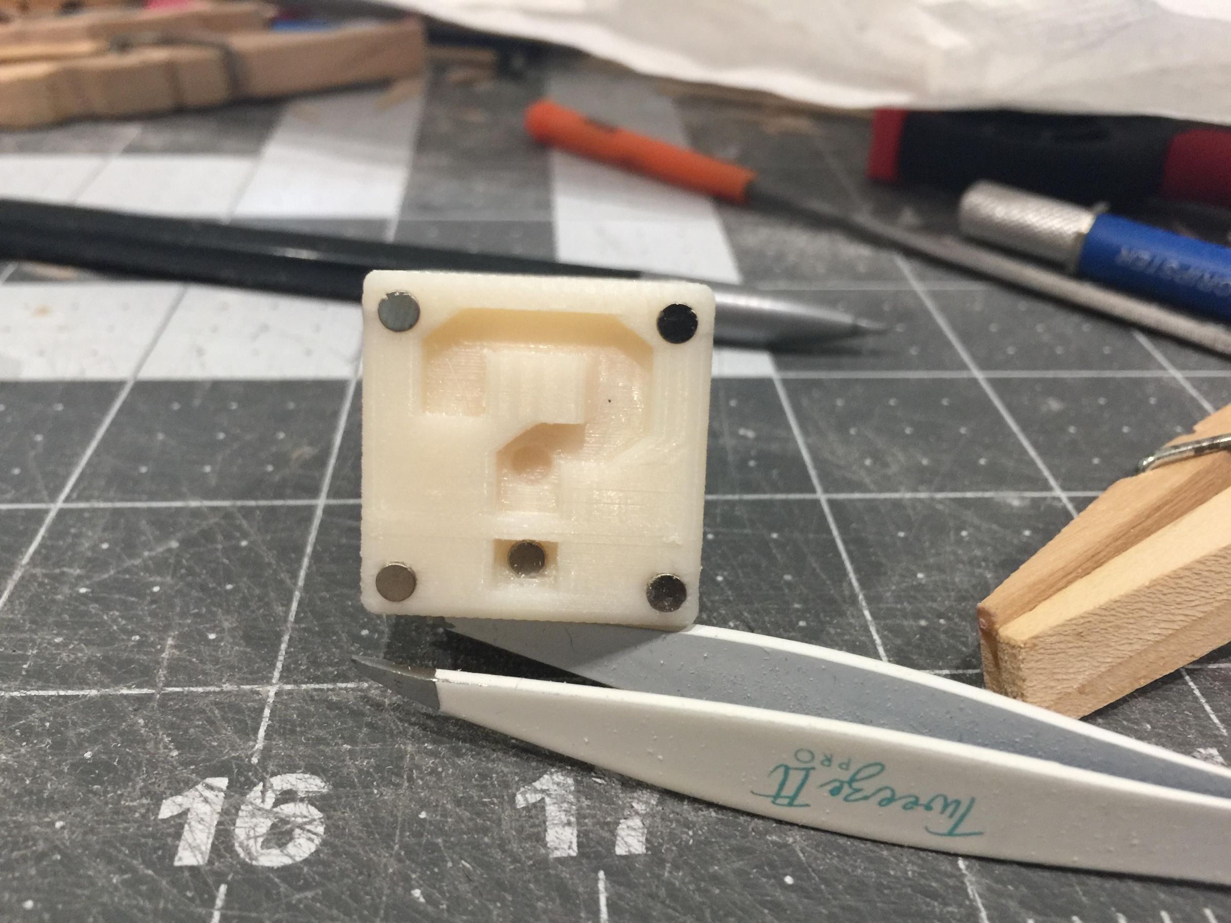 3D Printed Magnetic Mario Question Block : 3 Steps - Instructables