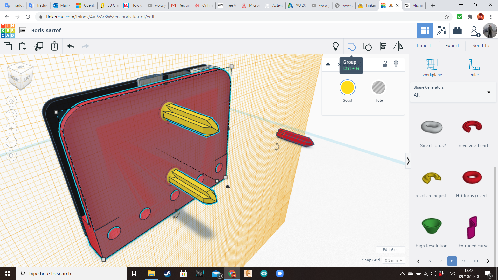 Tinkercad + Micro:bit Robotics for School: "I Love Kartof" Robot! : 17 ...
