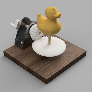 How to Create a Spinning Rubber Duck Gear Mechanism : 7 Steps (with ...