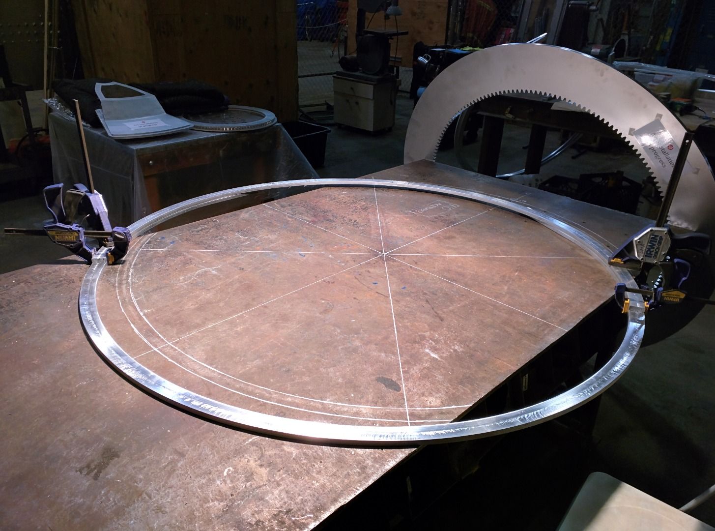 "Spiro" - a 5' Diameter, Wall Mounted Spirograph : 7 Steps (with ...