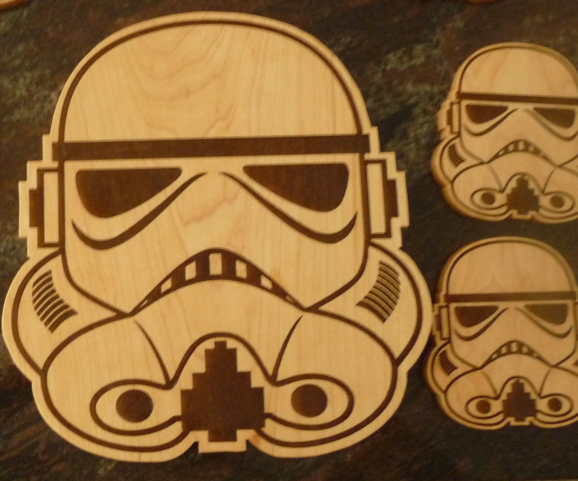 Storm Trooper Cutting Board, Cheese Board, or Coasters : 6 Steps (with ...