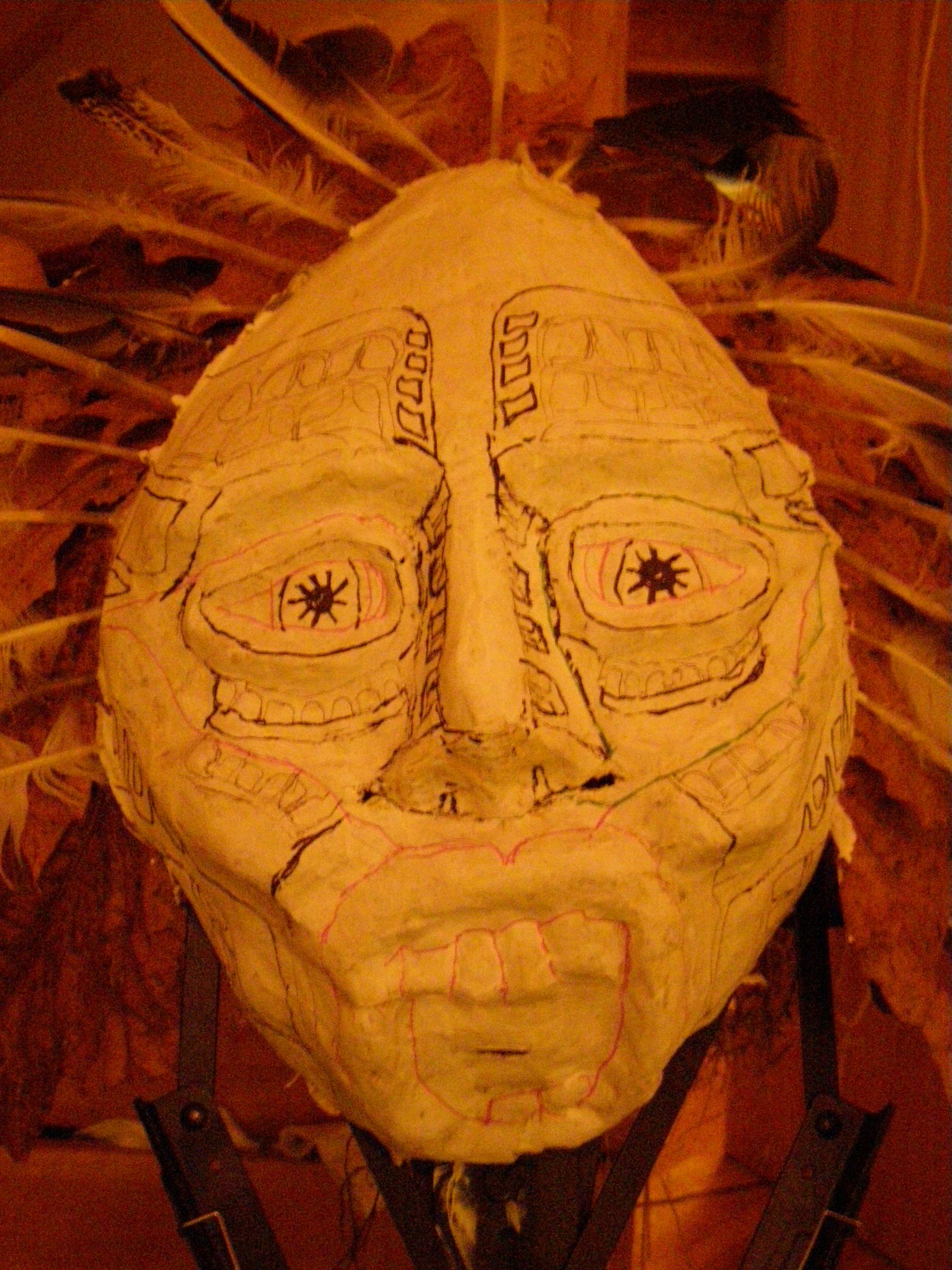 Epic Papier Mache Indian Cannibal Mask! : 12 Steps (with Pictures ...