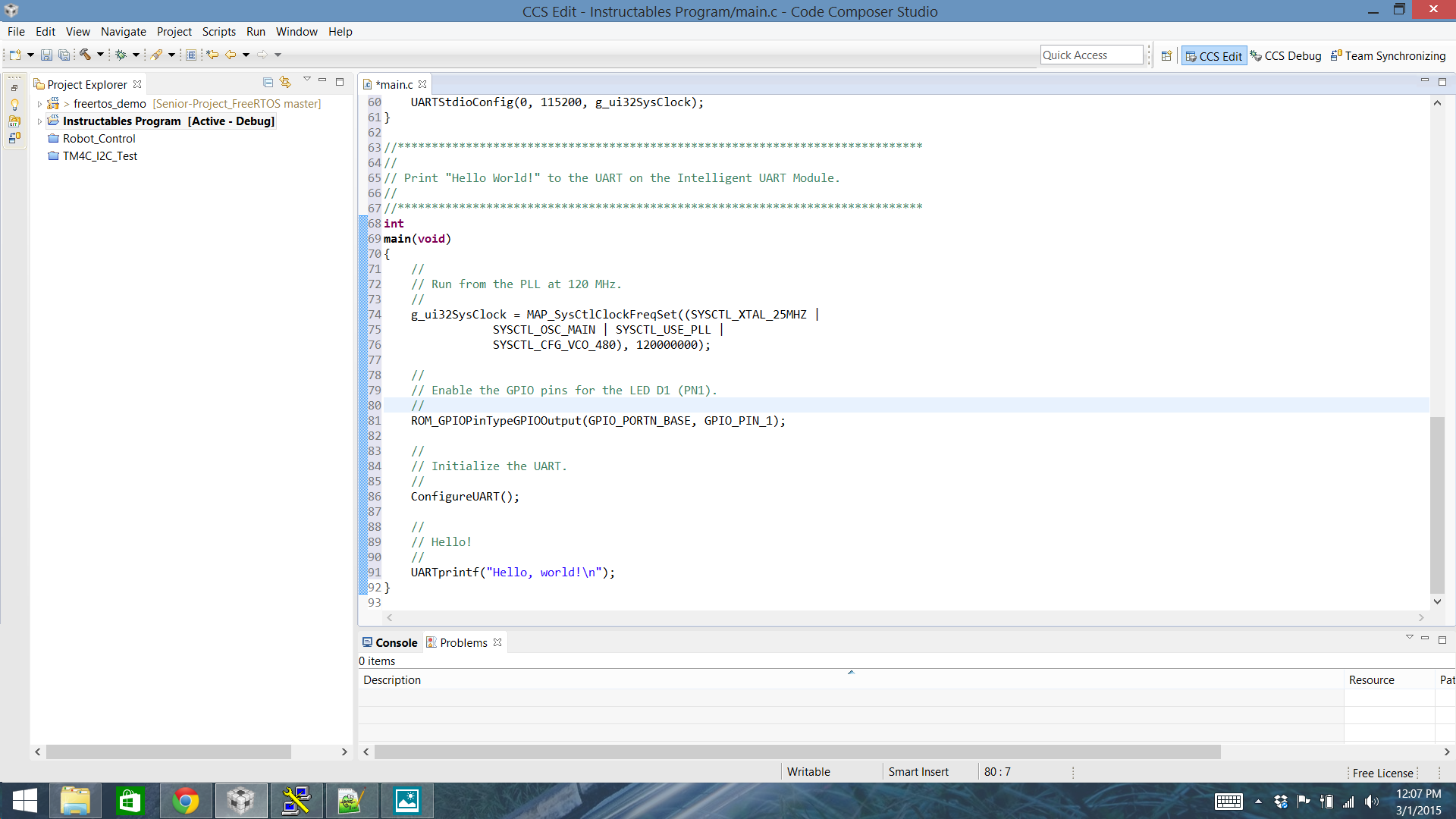 Creating a New Tiva Project in Code Composer Studio : 8 Steps ...