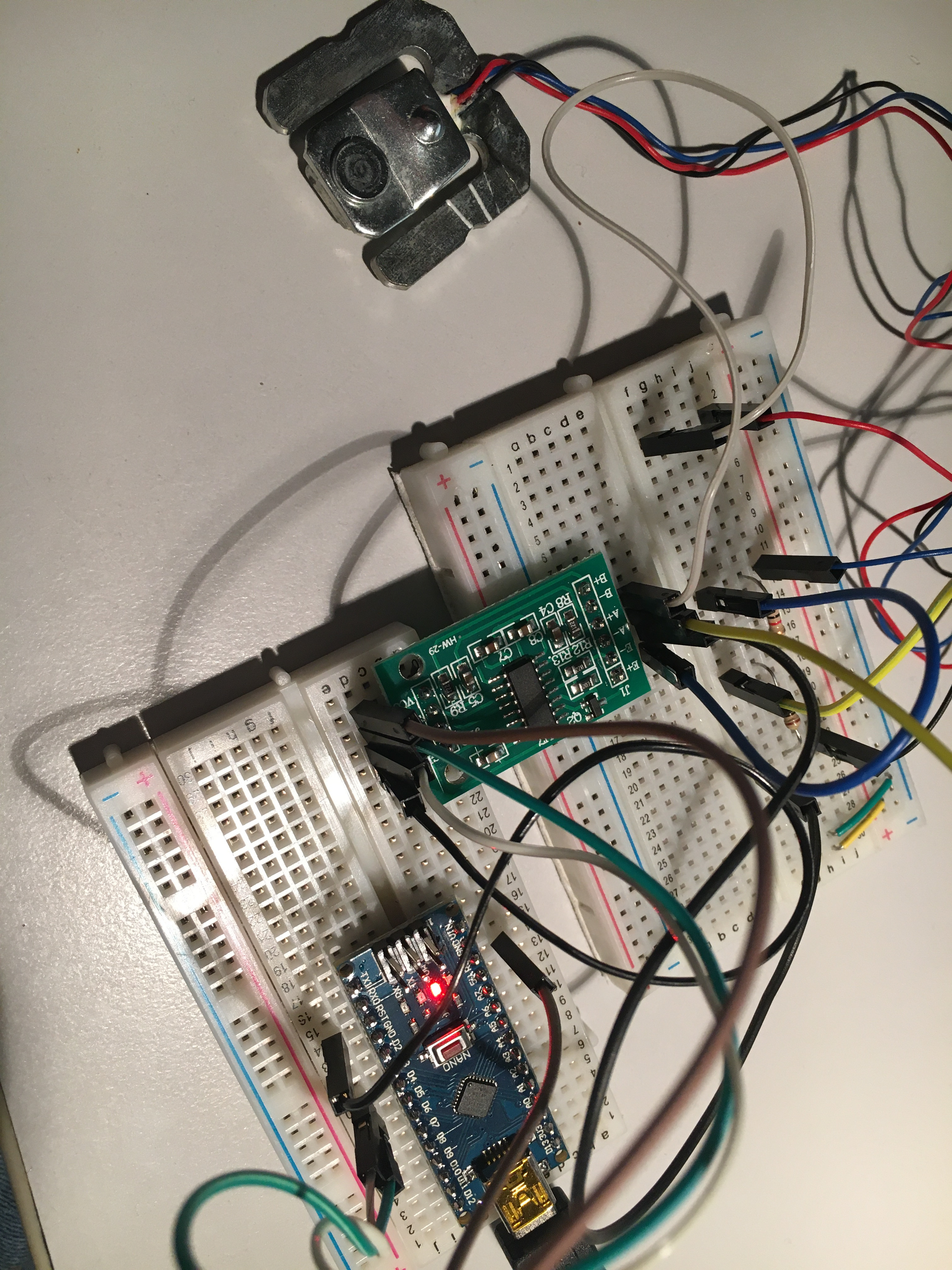 Tutorial to Interface HX711 With Load Cell Straight Bar 50kg : 10 Steps ...