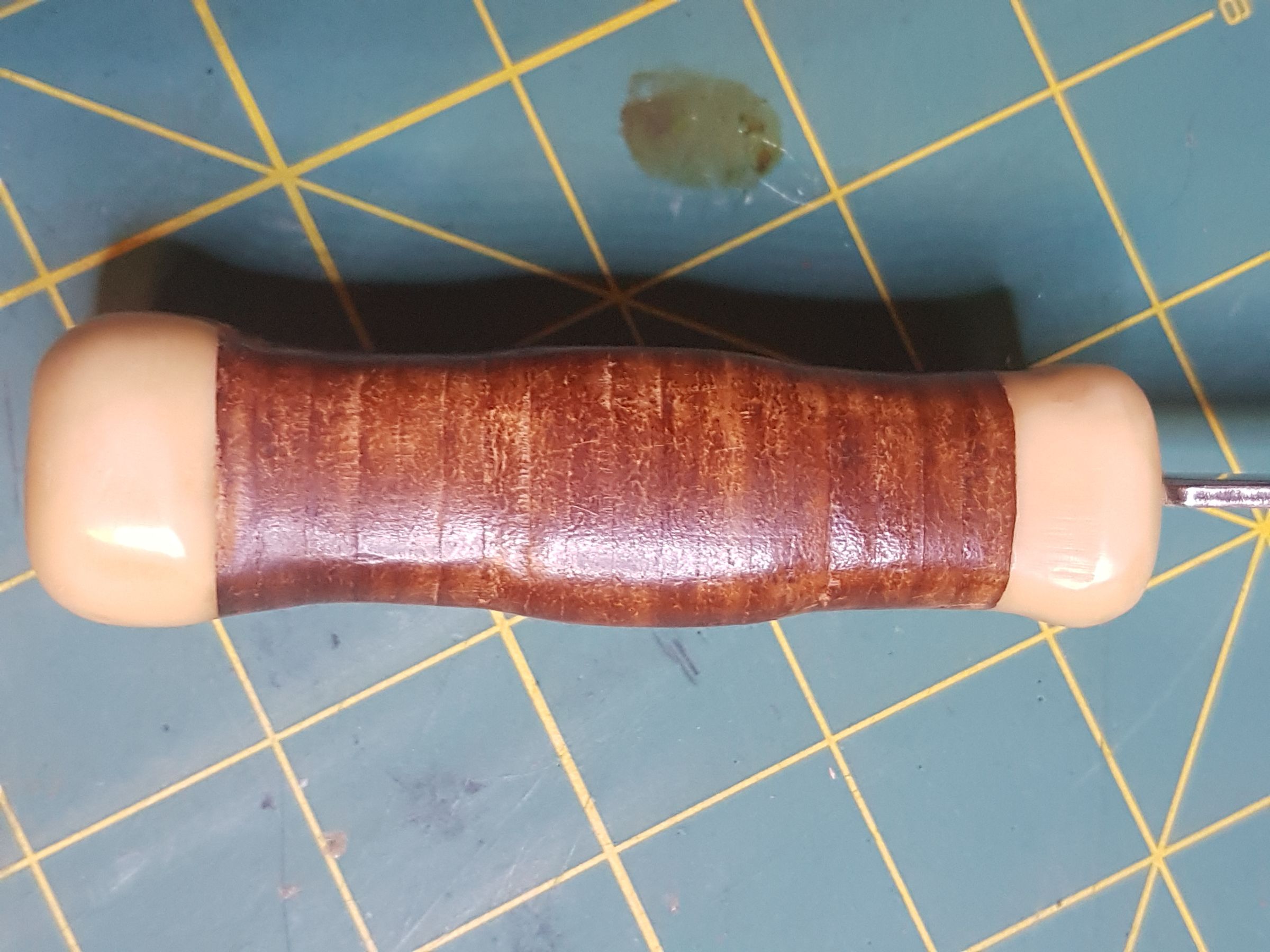 Stacked Leather Knife Handle : 8 Steps (with Pictures) - Instructables