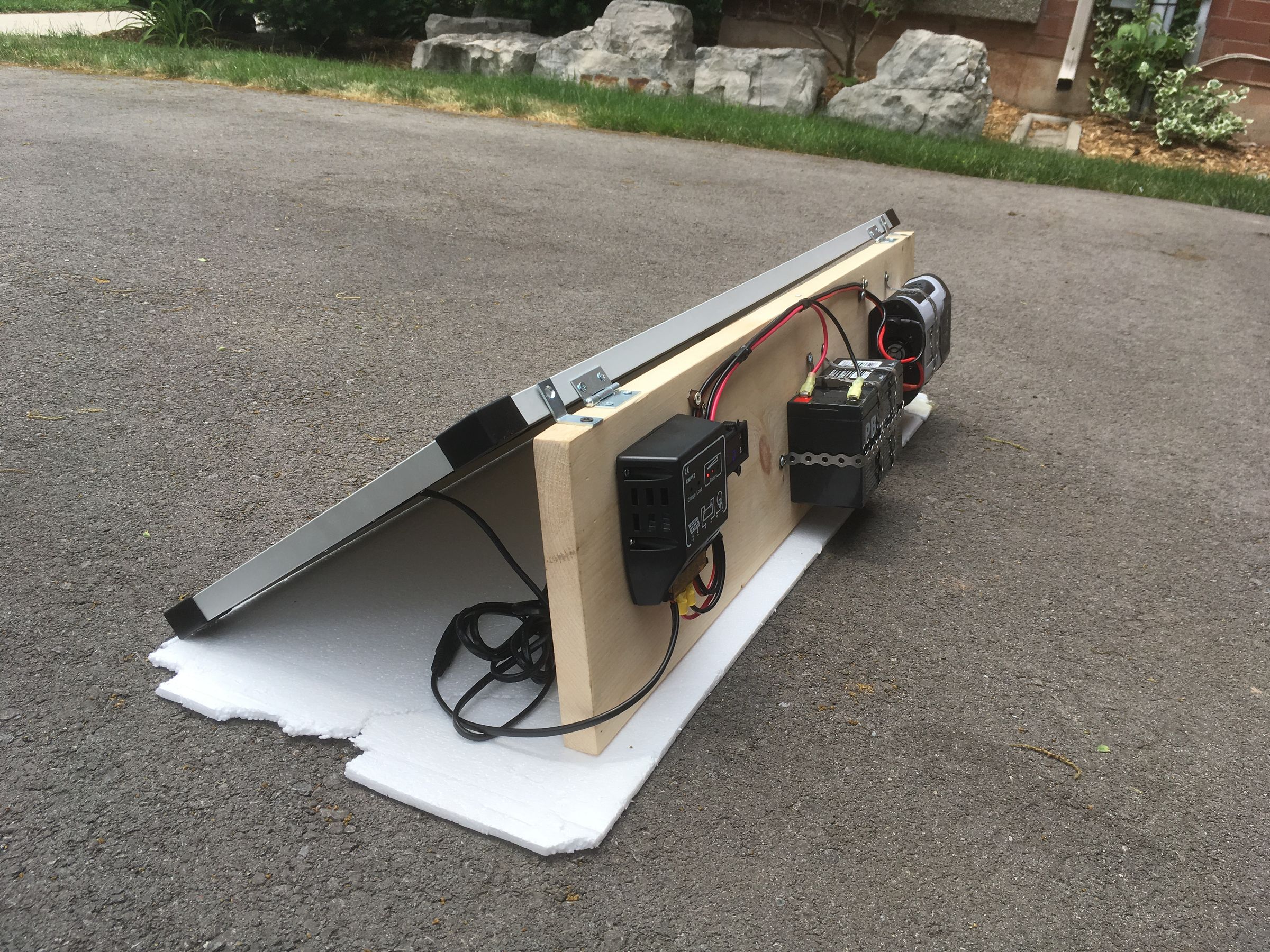 Portable Low Cost DIY Solar Panel Setup : 4 Steps (with Pictures ...
