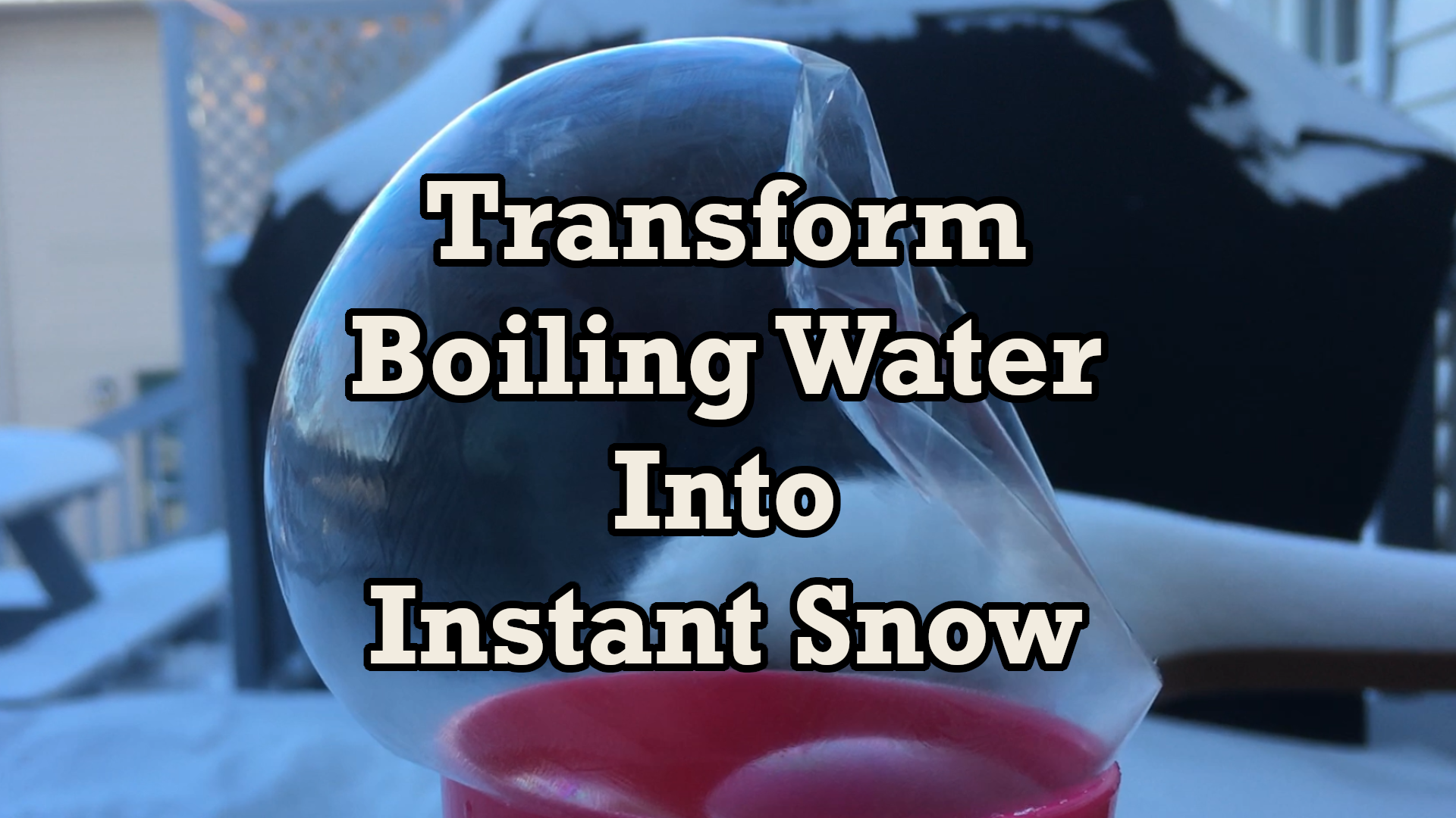 Freezing Weather Experiments : 6 Steps - Instructables