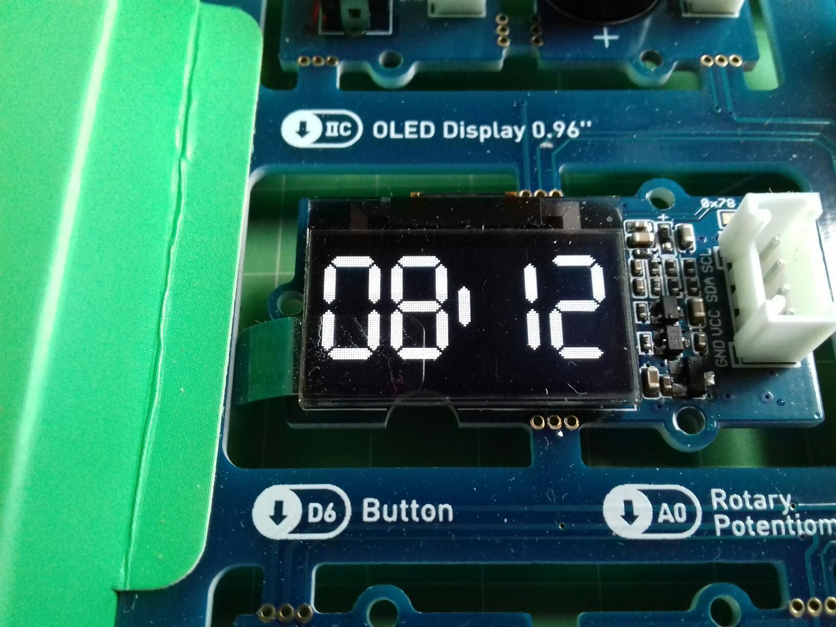 Faux Seven Segment Clock Display 6 Steps With Pictures Instructables