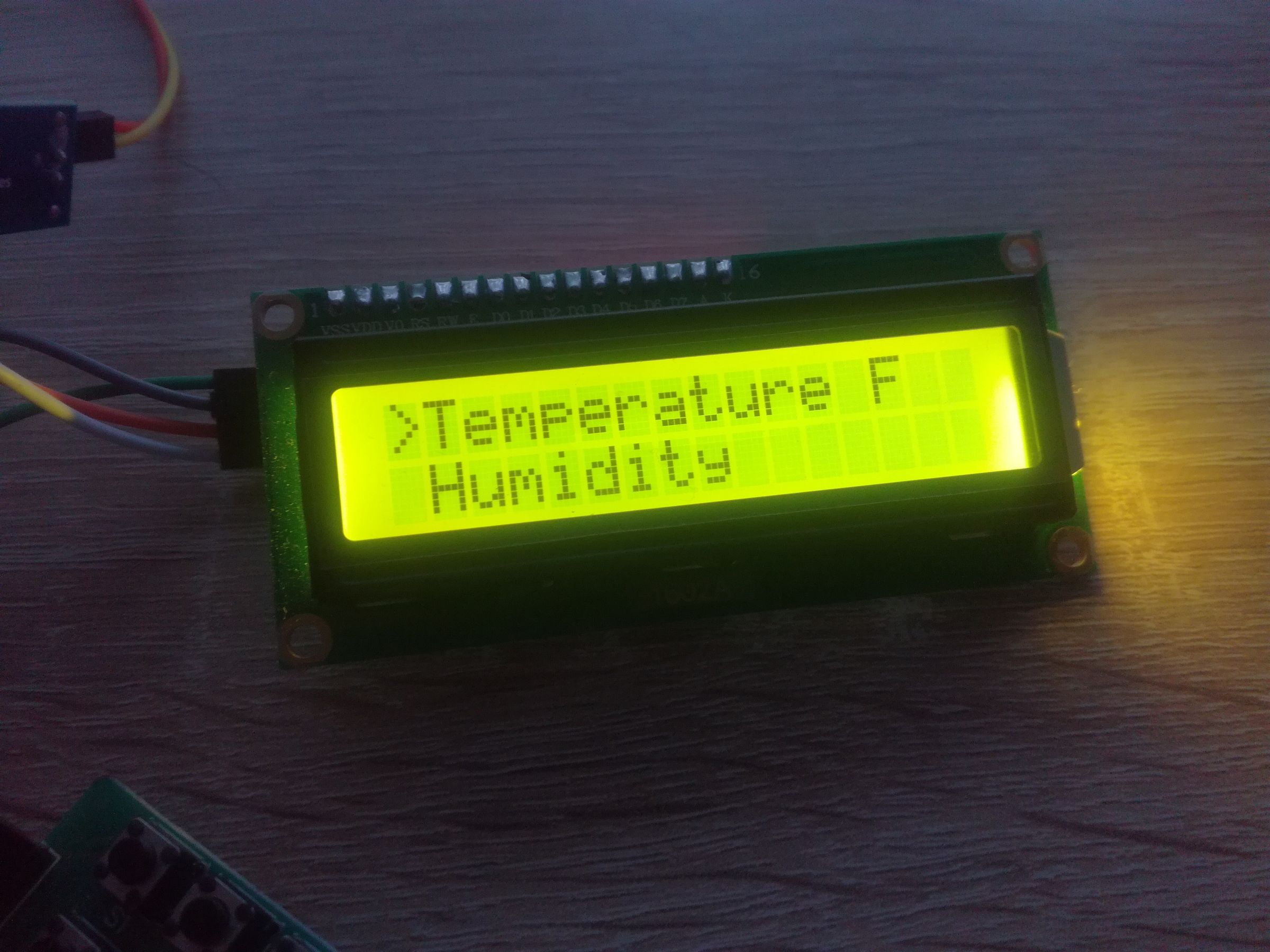 Arduino DHT22 Sensor and Soil Moisture Project With Menu : 4 Steps - Instructables