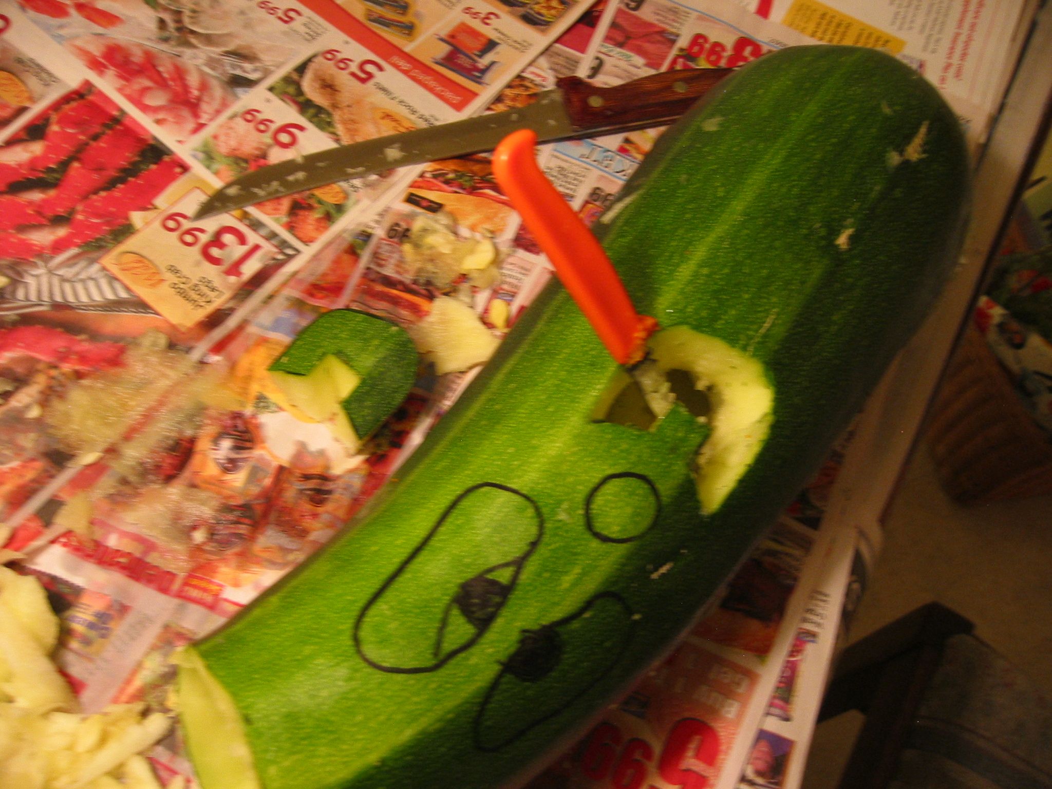 Carve A.....Zucchini? : 8 Steps (with Pictures) - Instructables