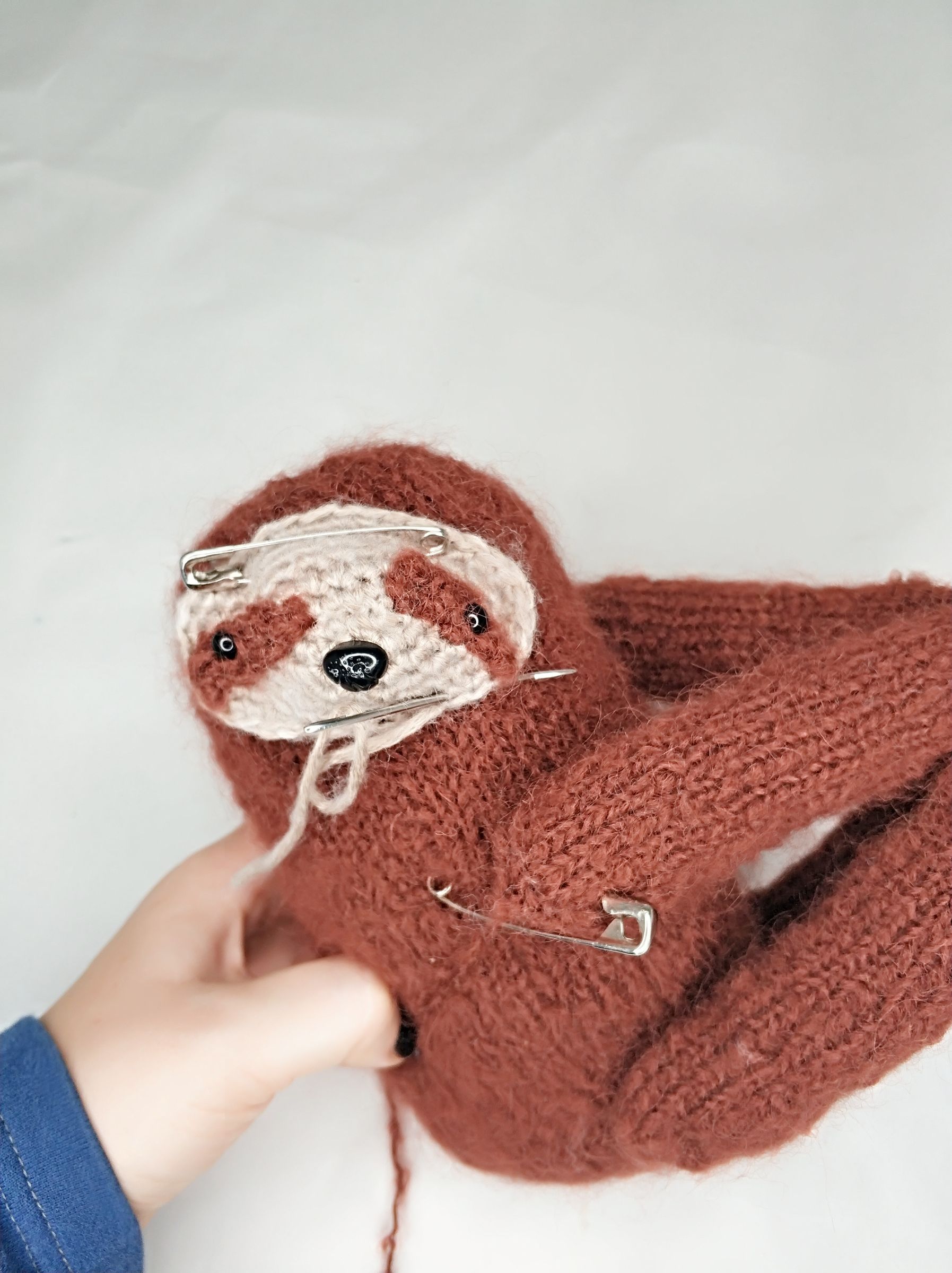 Mango the Knitted Magnetic Sloth : 11 Steps (with Pictures) - Instructables