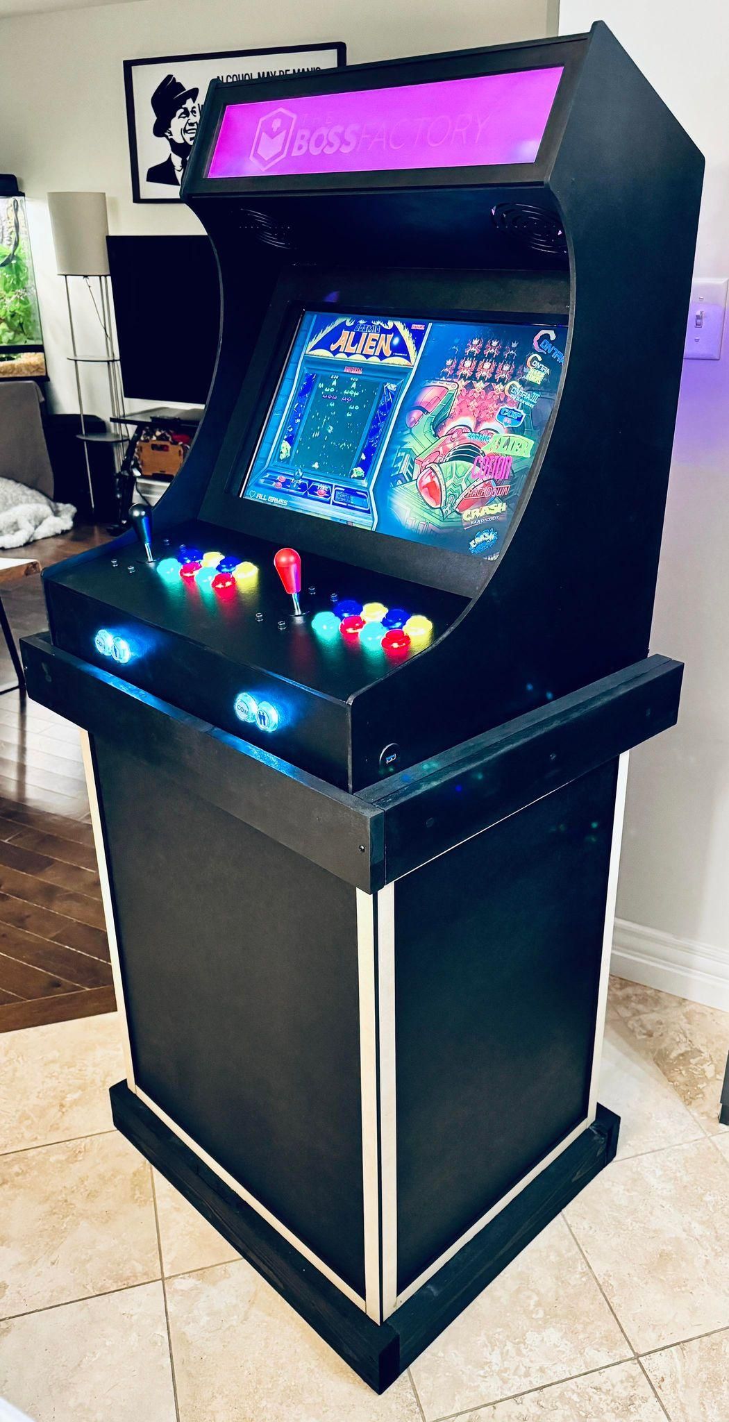 Custom Light-Up Retro Arcade Cabinet : 7 Steps (with Pictures ...