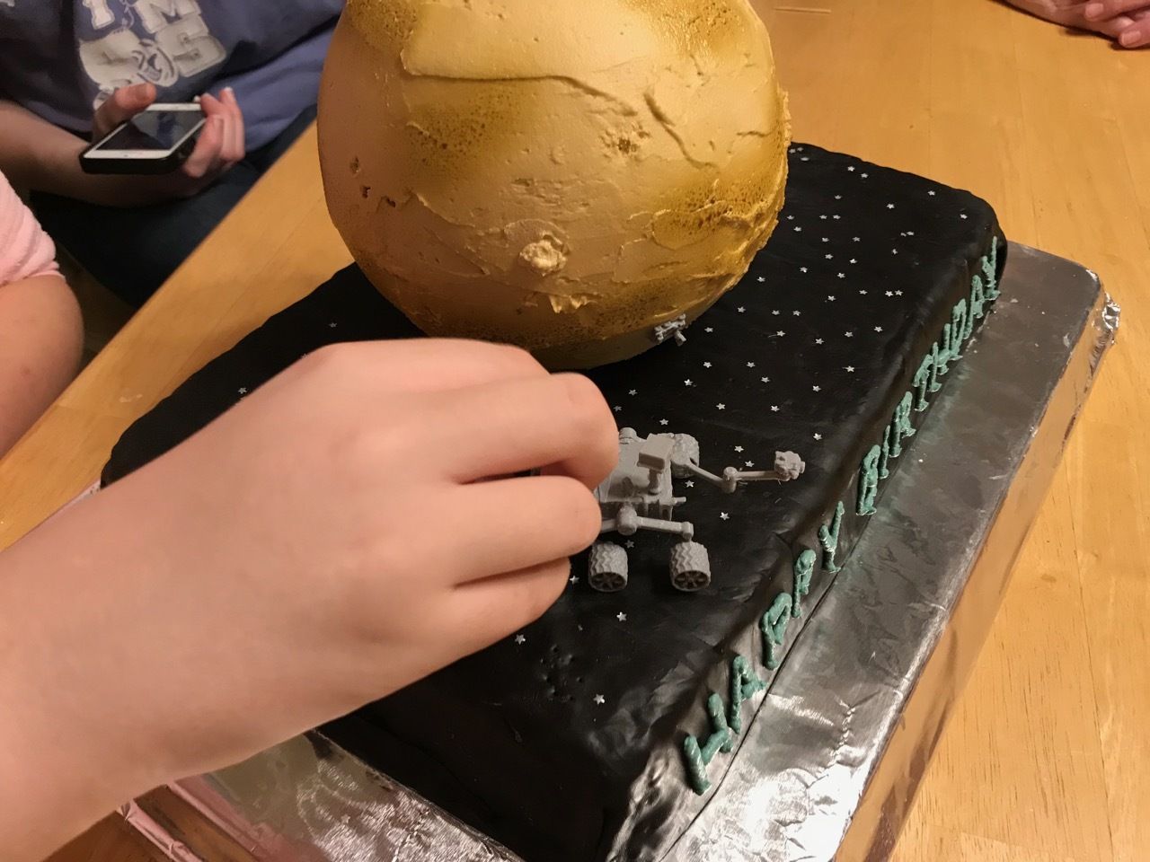 Mars Planet Earth Cake