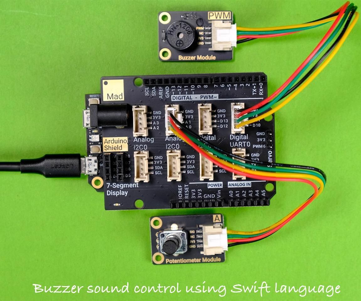 Control the Buzzer Sound Using Swift Language : 7 Steps - Instructables