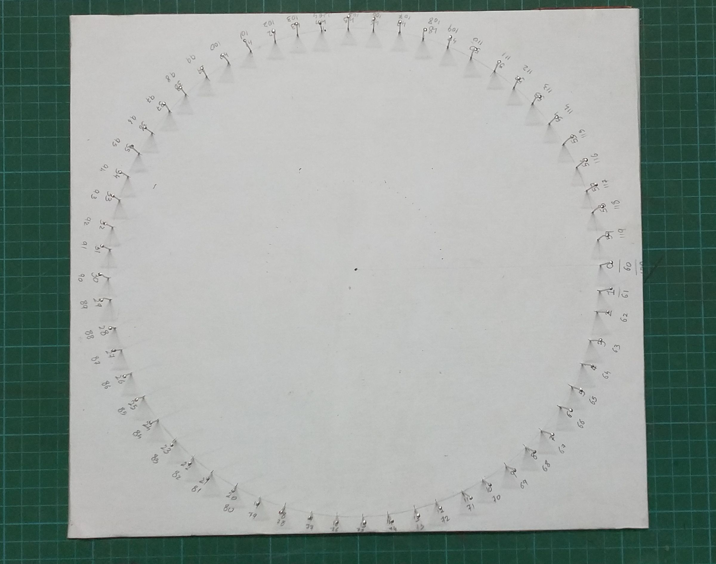 String Art Cardioid Using Two Times Table : 9 Steps (with Pictures) - Instructables