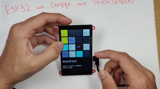 Esp32 Touchscreen Camera Esp32 Gaming Diy Digital Camera 5 Steps Instructables 