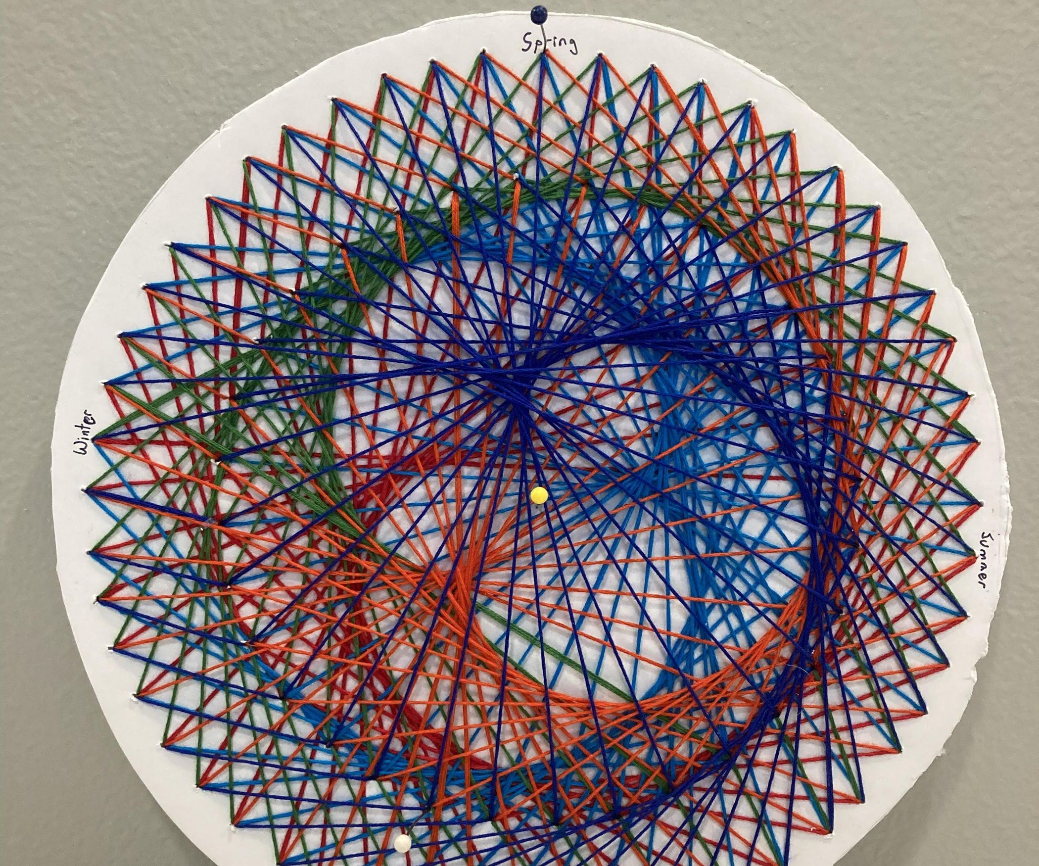 String Art Planet Motion Astronomy Simulator Venus & Mars : 3 Steps ...