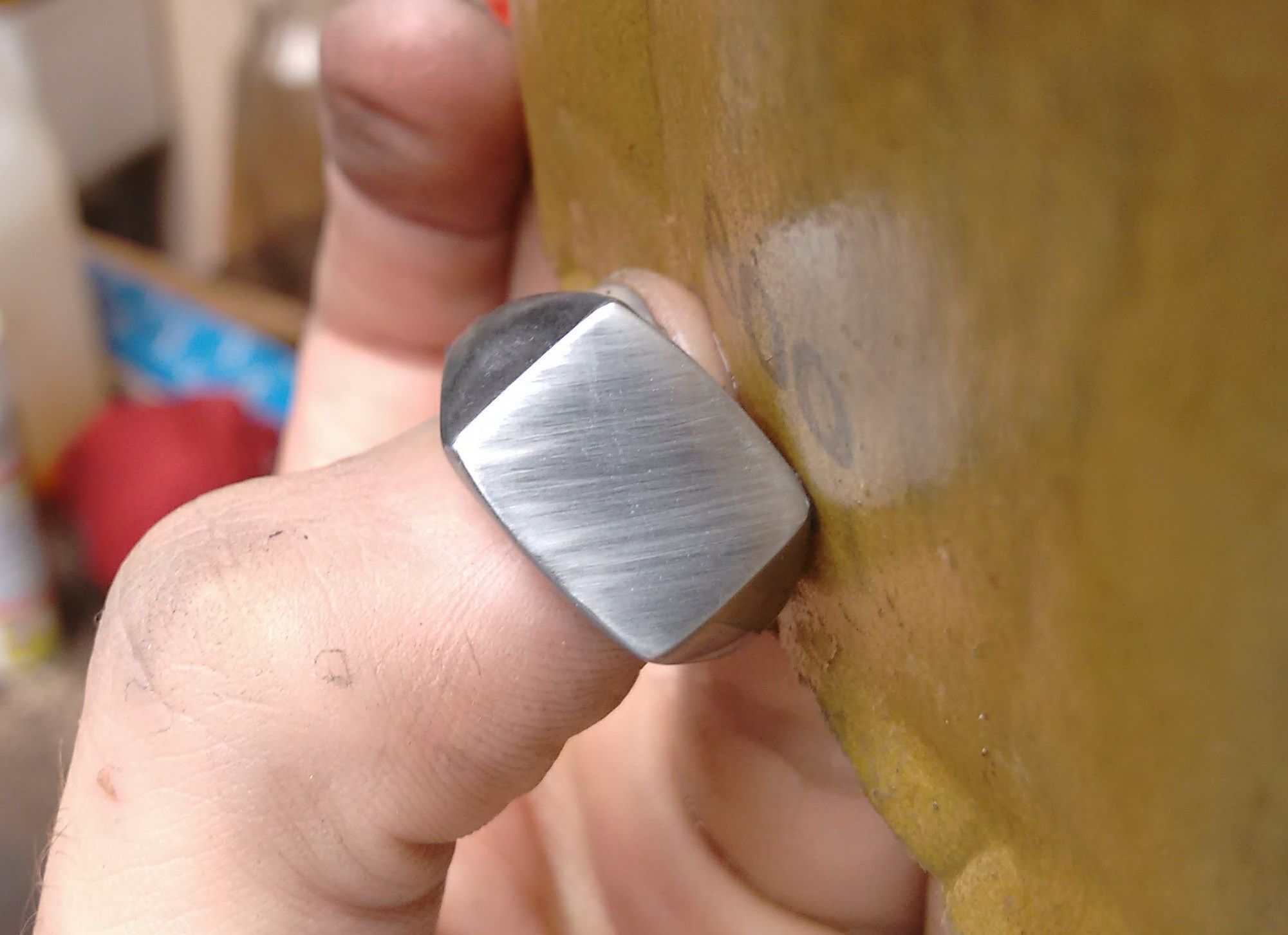 Steel Nut to Signet Ring : 4 Steps (with Pictures) - Instructables