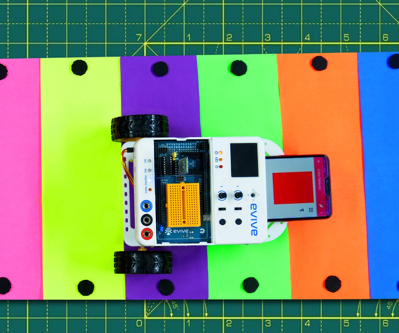 Color Detecting Robot Using Smartphone and Evive (Arduino Based Embedded Platform) : 7 Steps ...