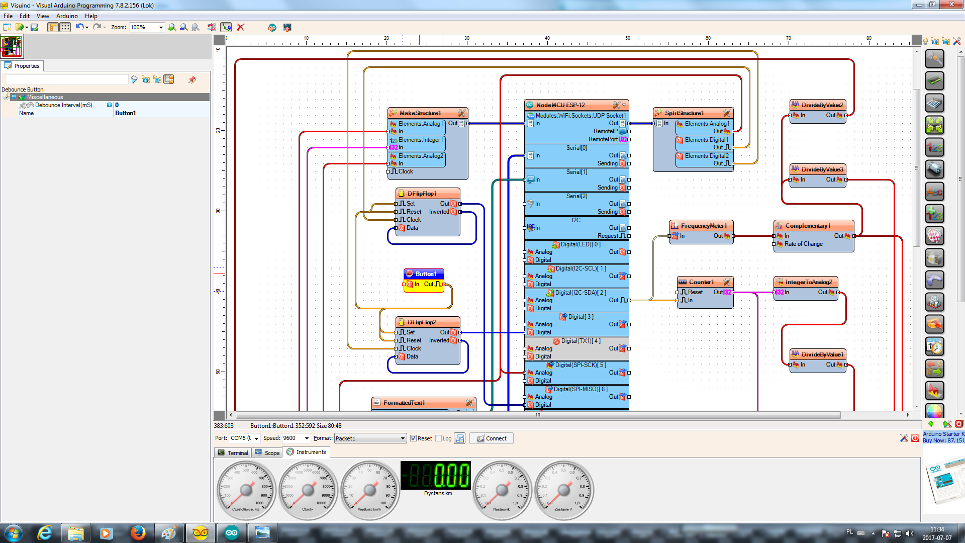 Controll Railway Model With Visuino Programmed ESP8266 Wi-Fi - Visuino ...