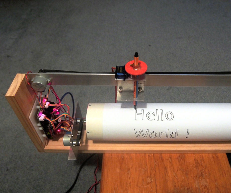 Cnc Drum Plotter 13 Steps With Pictures Instructables 