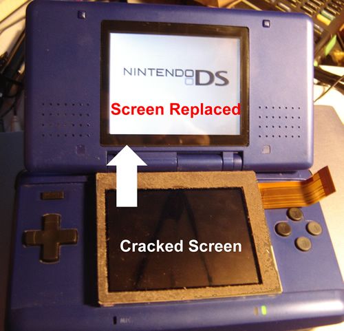 Replace the Top Screen of a Nintendo DS (without Opening Up the Bottom ...