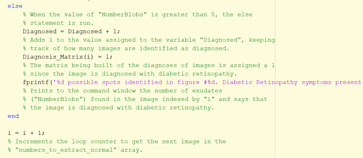Automated Diagnosis of Diabetic Retinopathy Via MATLAB : 33 Steps ...