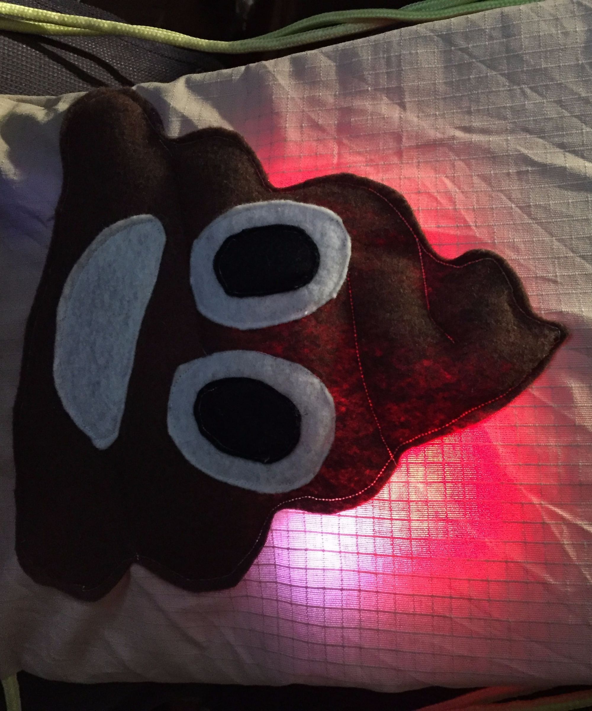 Neopixel Flaming Poop Emoji Bag - Instructables