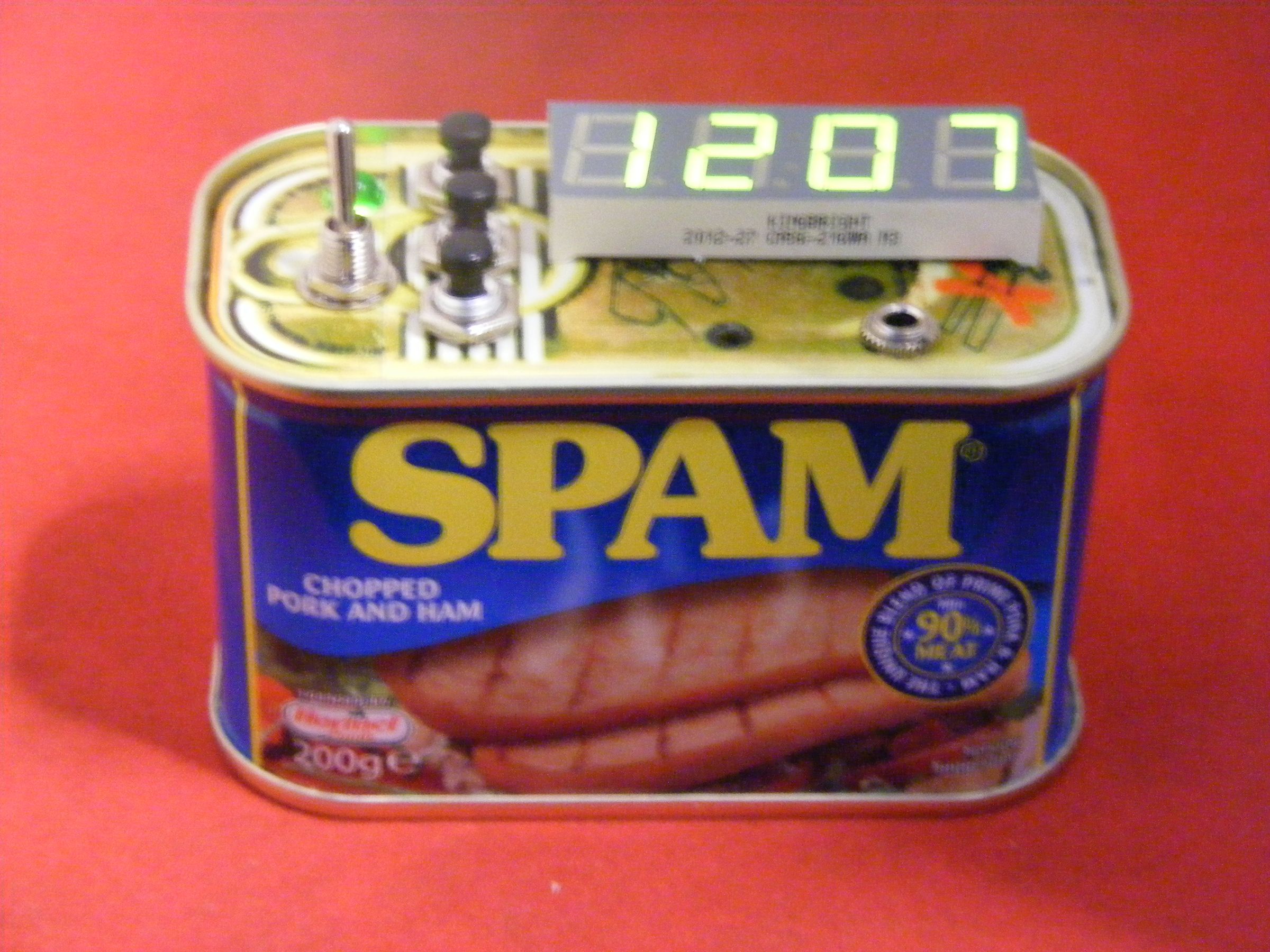 Spam Alarm Clock : 13 Steps (with Pictures) - Instructables